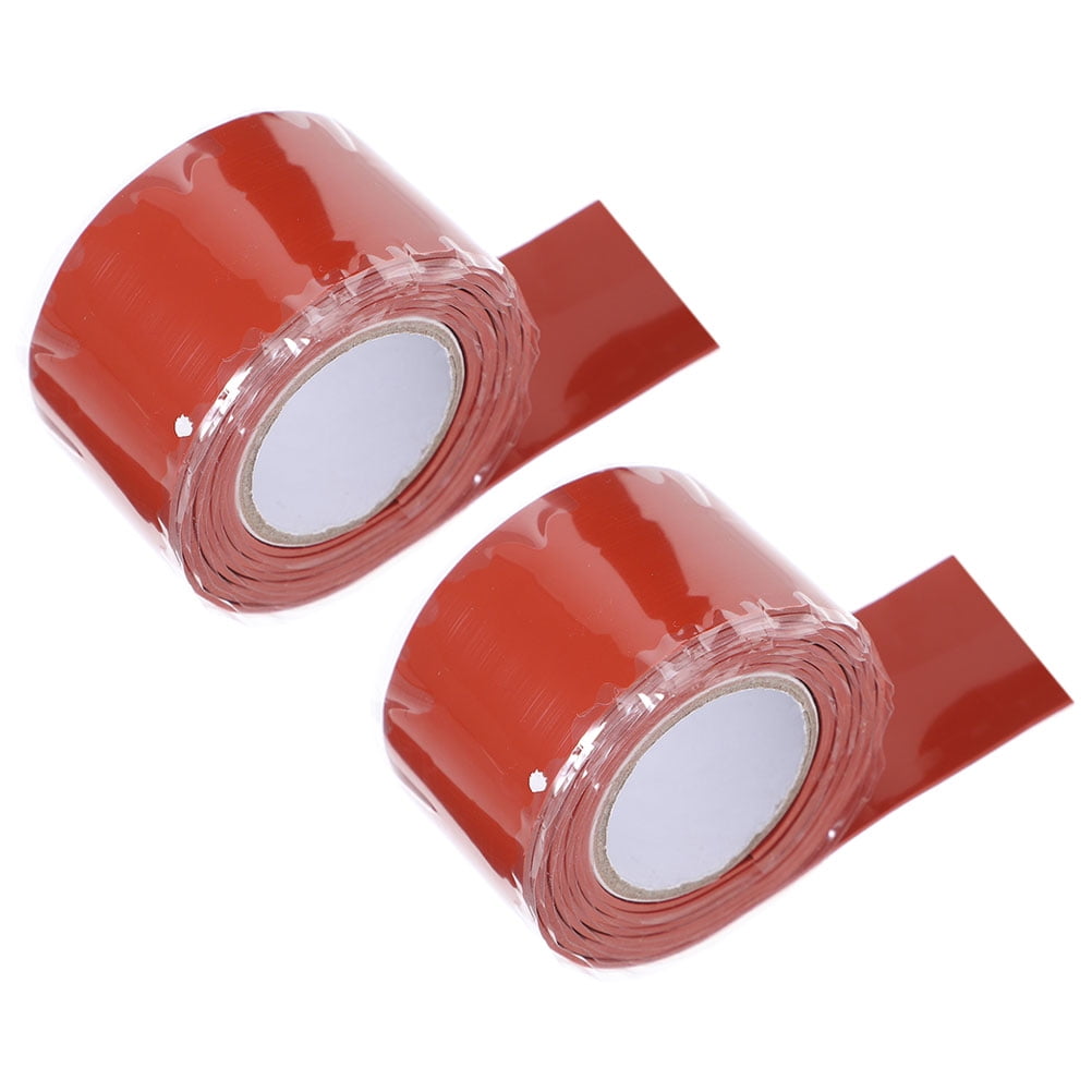 Hemoton 2 Rolls Plumbers Tape High Adhesion and Long-Lasting Use Tape Flexible Silicone Rubber ...