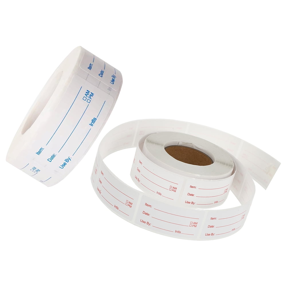 Hytrove Washable Labels For Food Containers Plated Paper 2 Rolls 1.97X0 ...