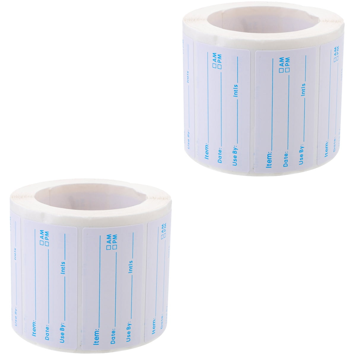 Hemoton 2 Rolls Writable Rotating Label Permanent Self Adhesive Label ...