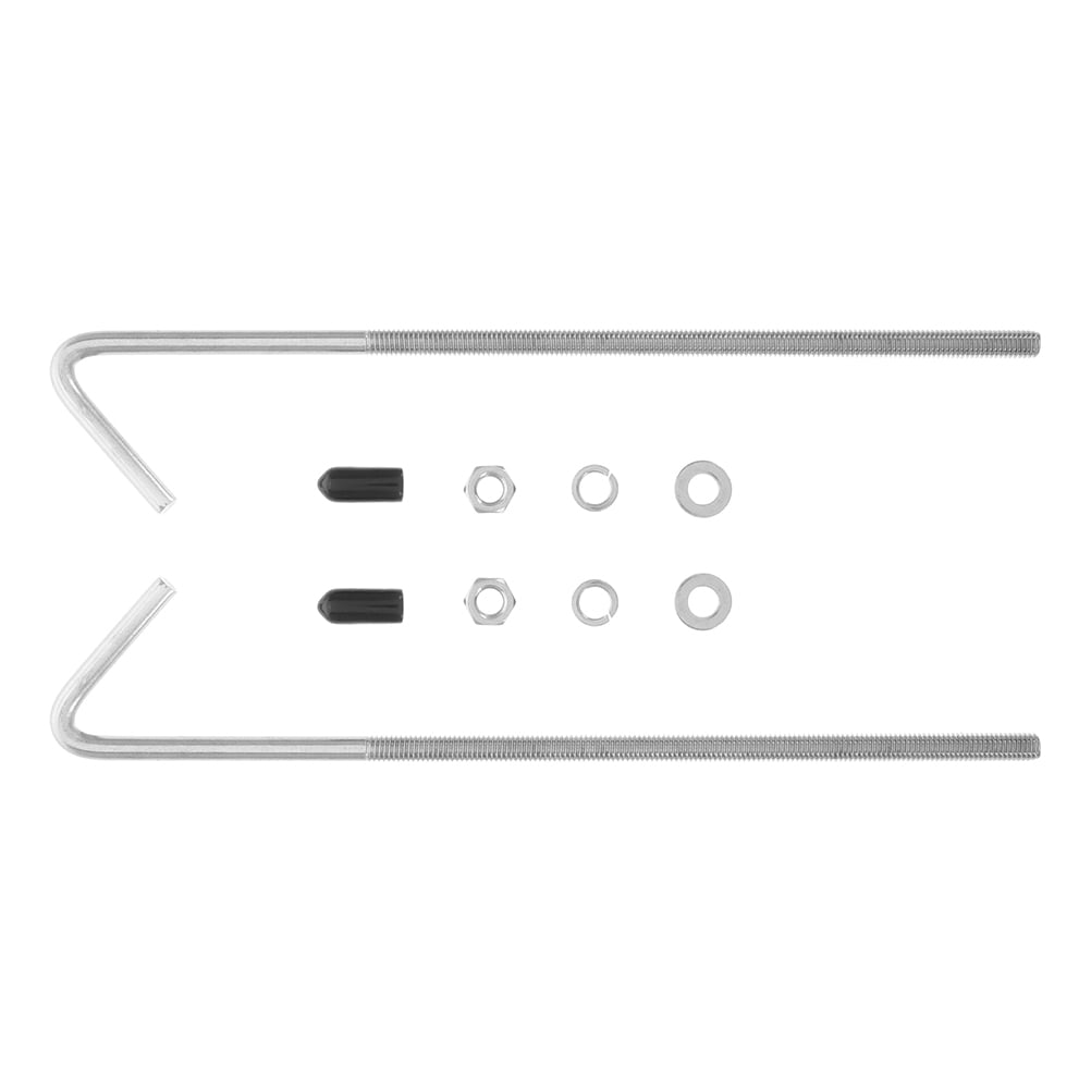 Hemoton 2 Set Stainless Steel Car Battery Retention Kit Battery Hold ...