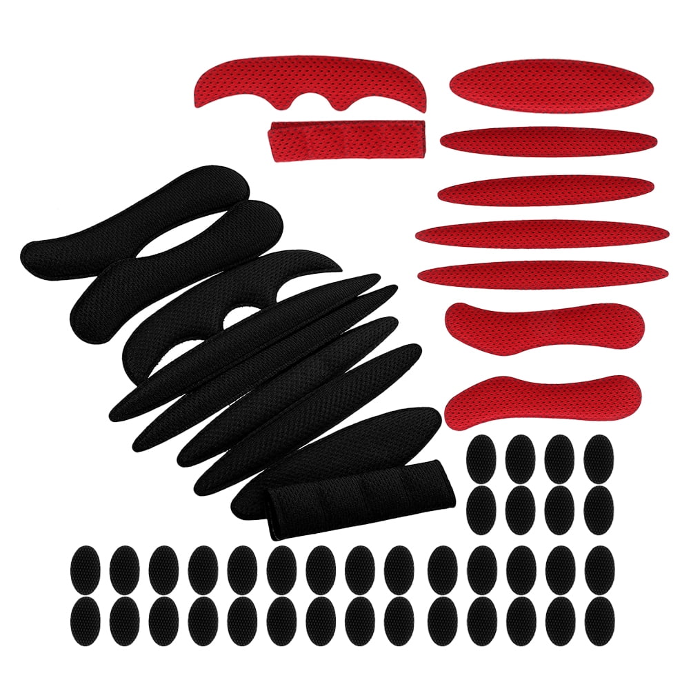 Hemoton 2 Sets Bicycle Helmet Replacement Pads Universal Foam Inserts ...