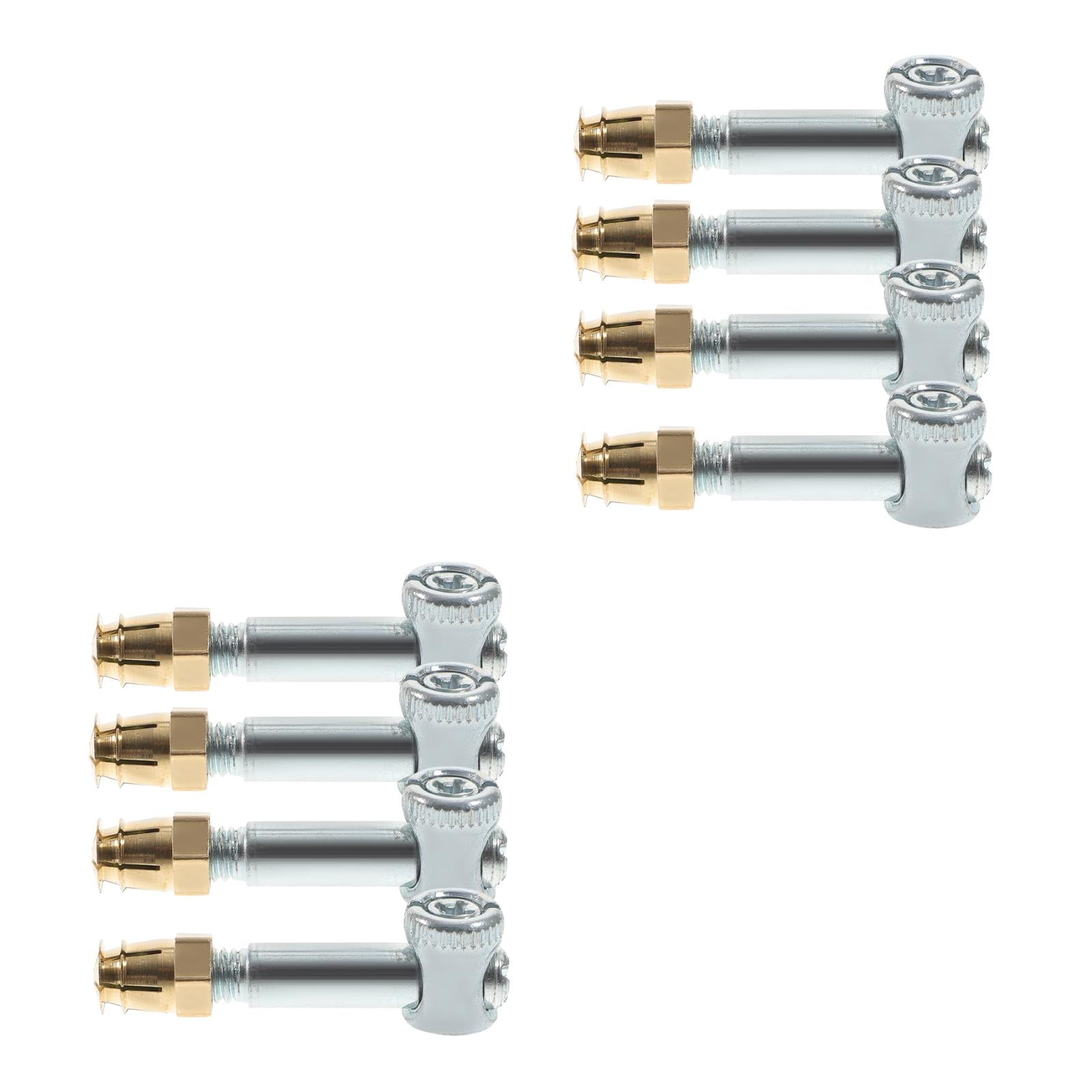Hemoton 2 Sets Cabinet Fastening Nut Furniture Invisible Screw Cabinet ...
