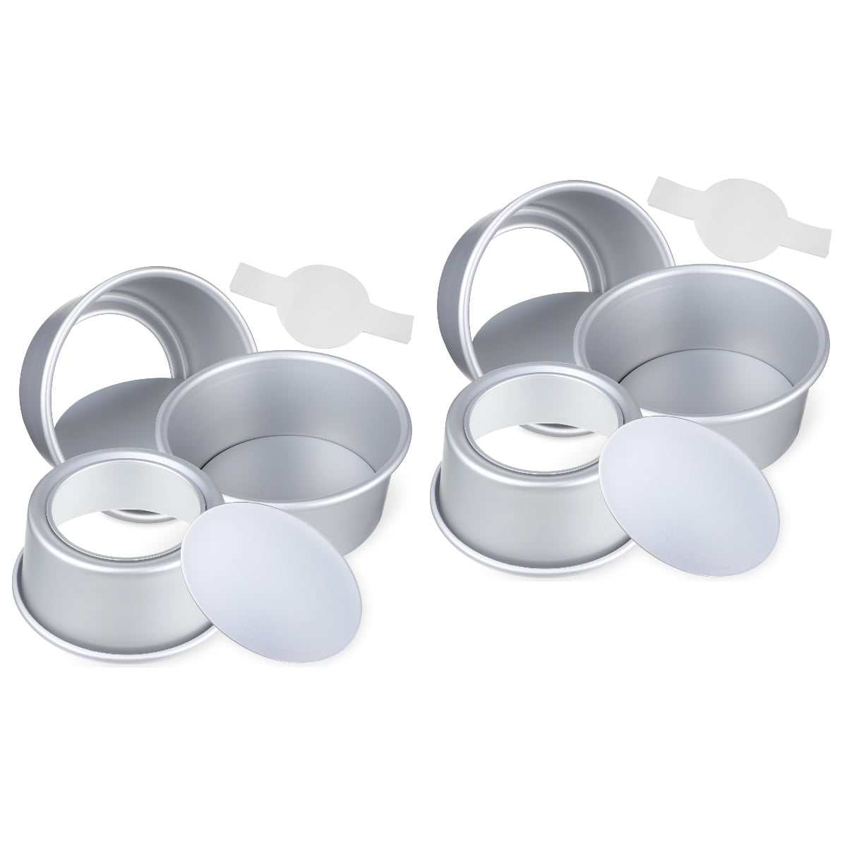Hemoton 2 Sets Cake Tin and Cake Tin Liners Set Cake Parchment Cake ...