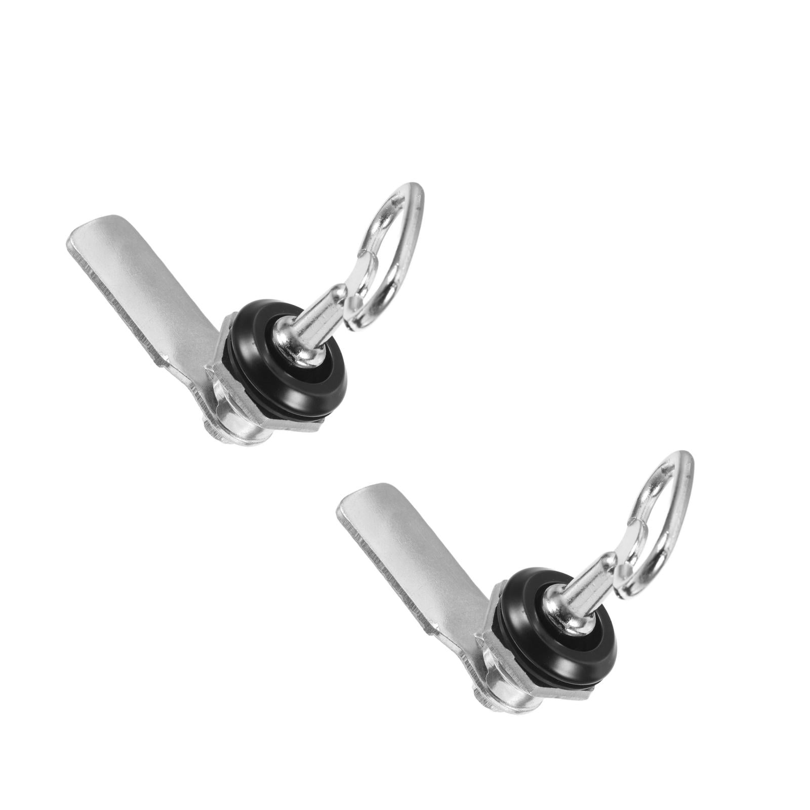 Hemoton 2 Sets Cam Lock With Triangle Socket Key Rubbish Bin Outdoor ...