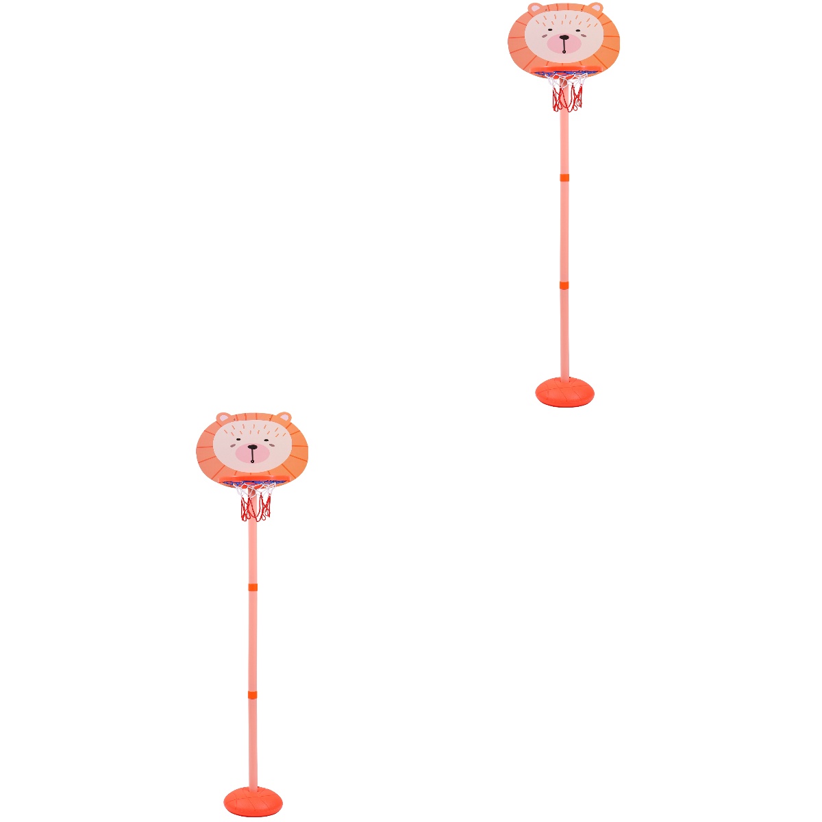 Hemoton 2 Sets Children's Basketball Stand Kids Hoop Mini Indoor ...