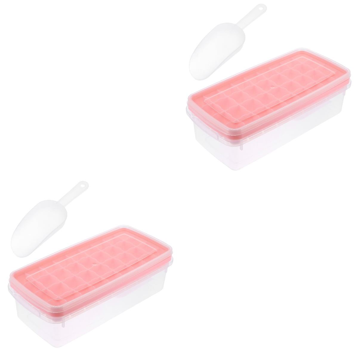 Hemoton 2 Sets Cube Molds Kitchen Ice Trays Ice Making Boxes Ice Making ...