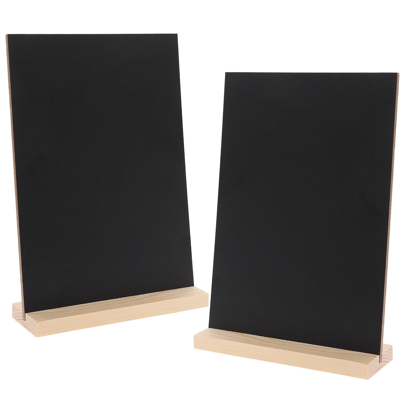 Hemoton 2 Sets Of Desktop Chalkboard Sign Small Chalk Boards to Write ...