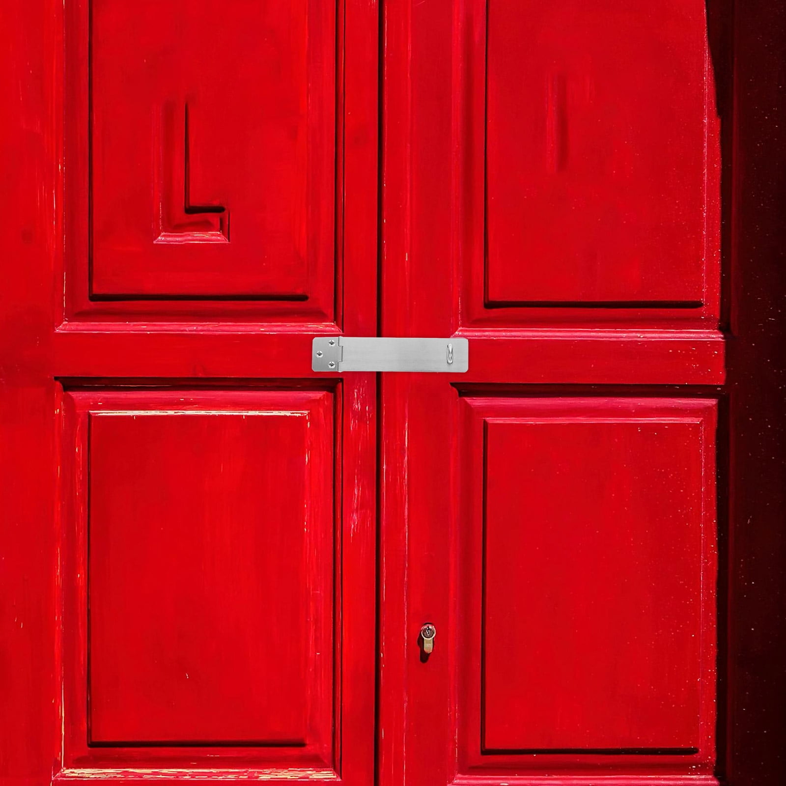 Hemoton 2 Sets Gate Lock Hasp Secure Latch Safe Locking Hasp Heavy Duty ...