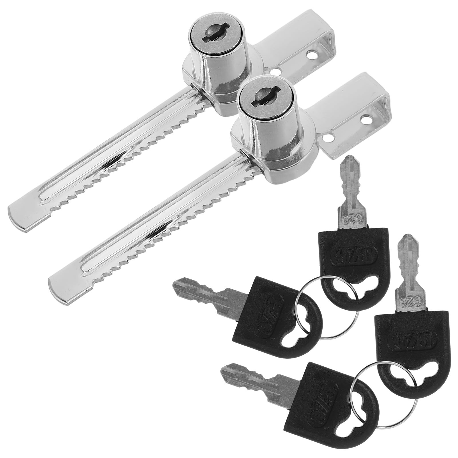 Hemoton 2 Sets Glass Door Lock for Display Showcase Secure and Stable ...