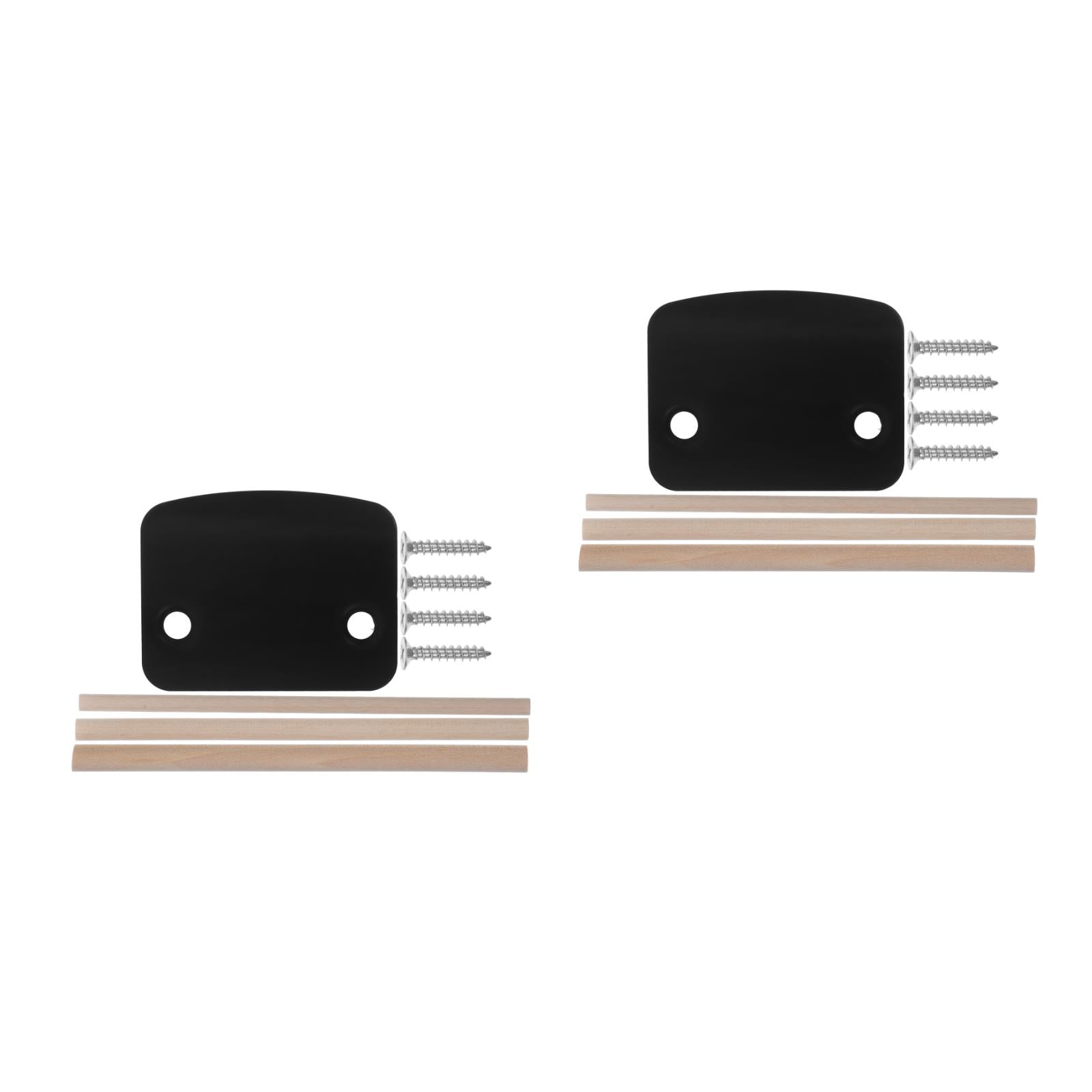 Hemoton 2 Sets Of Door Hinge Filler Plate Door Strike Plate Filler ...