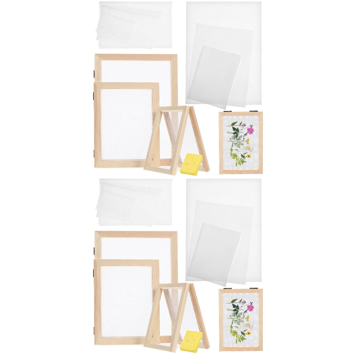 Hemoton 2 Sets Paper Making Supplies Mould And Deckle Paper Making ...