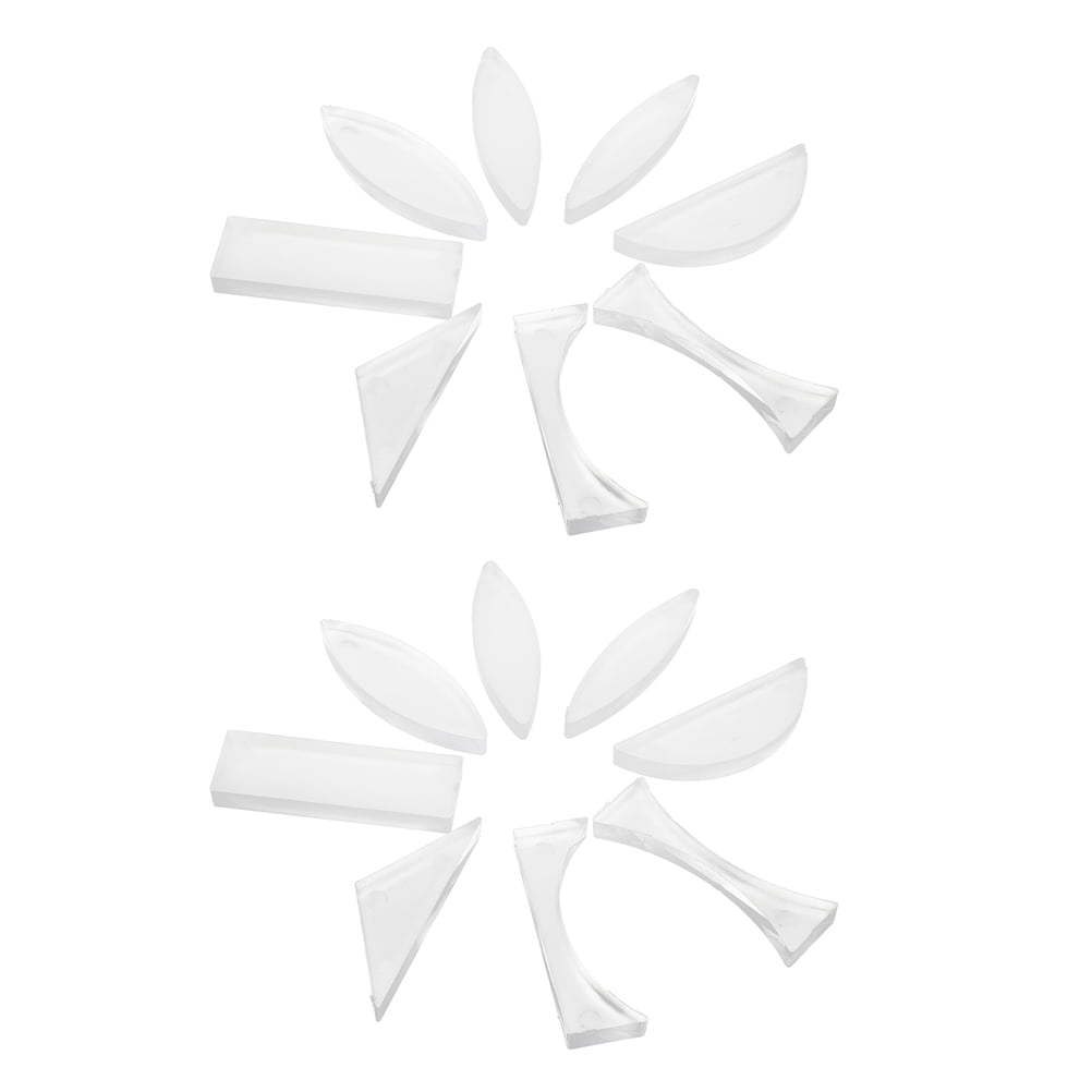 Hemoton 2 Sets of Physics Optical Experiment Acrylic Lenses For ...