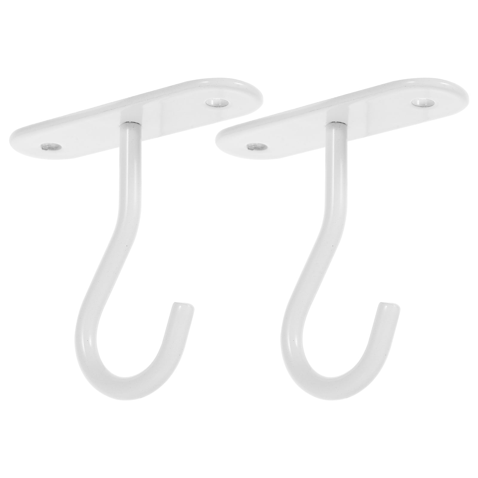 White Iron Ceiling Hooks for Hanging Plants and Decor Home Use with ...