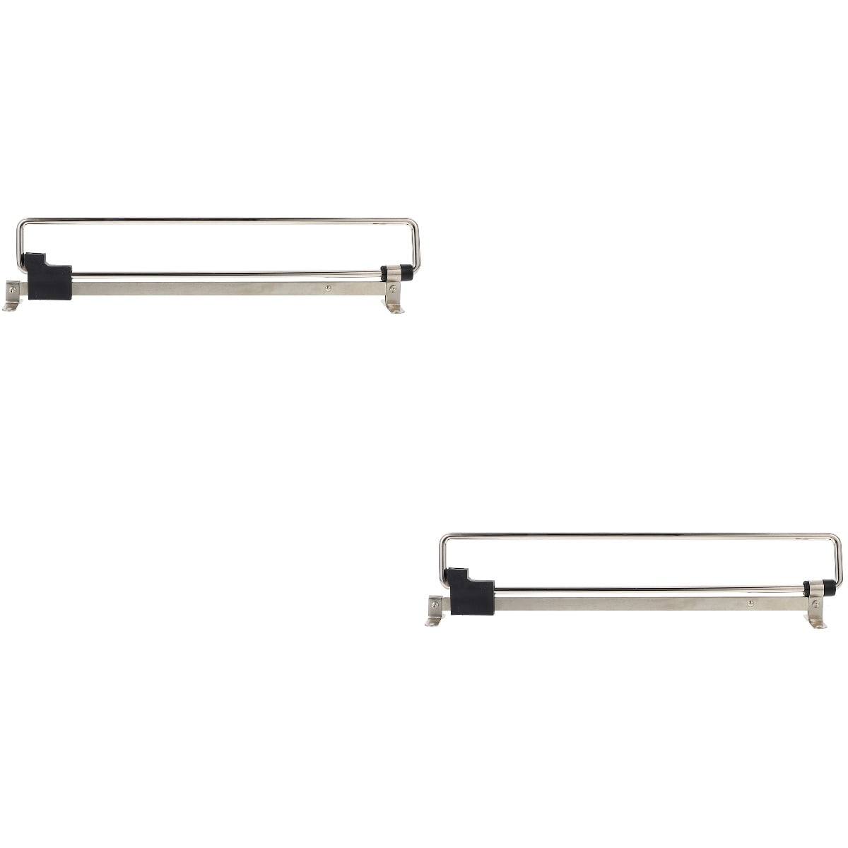 Hemoton 2 Sets Practical Clothes Rail Wardrobe Hanger Organizer Clothes ...