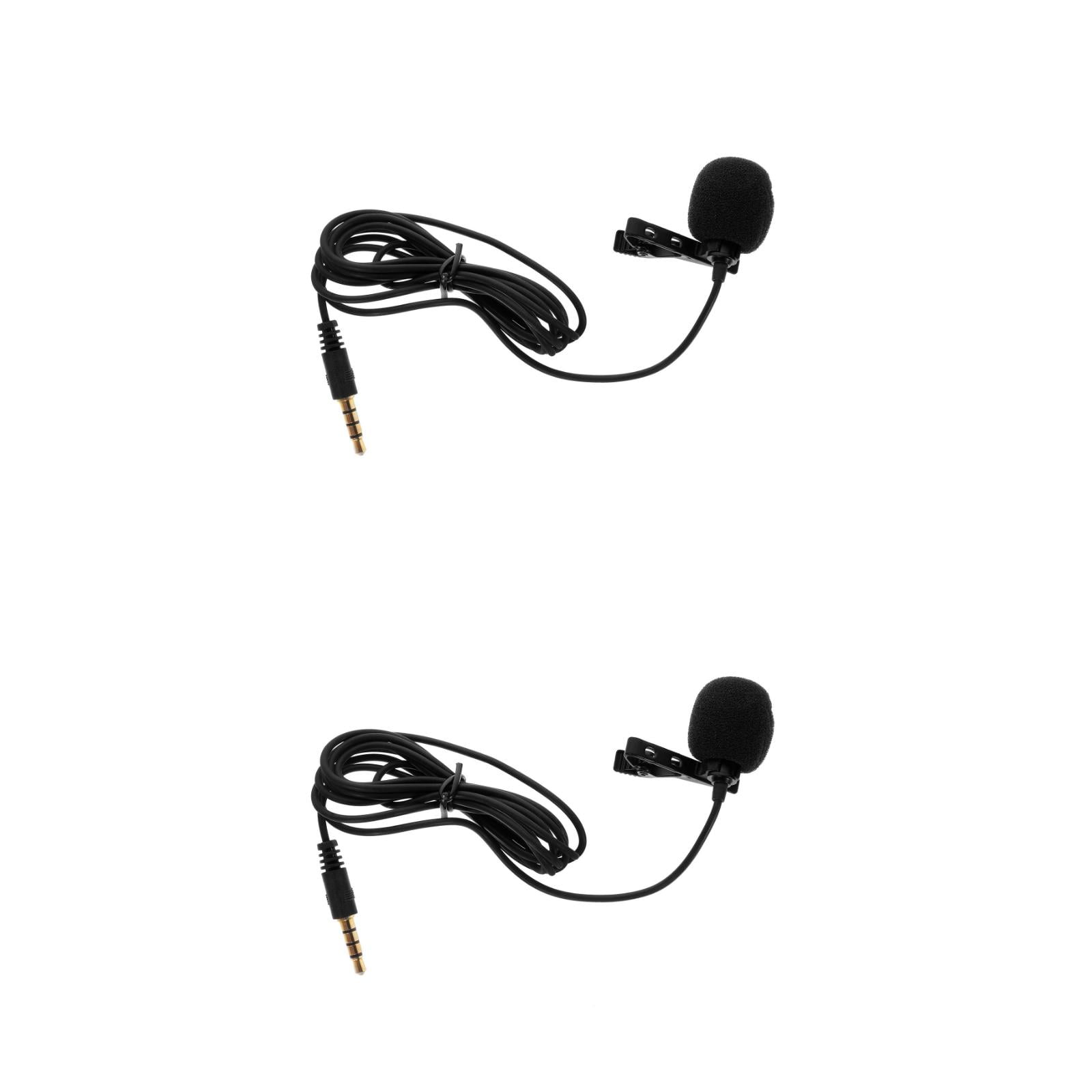 Hemoton 2 Sets Professional Podcast Microphone Omnidirectional ...