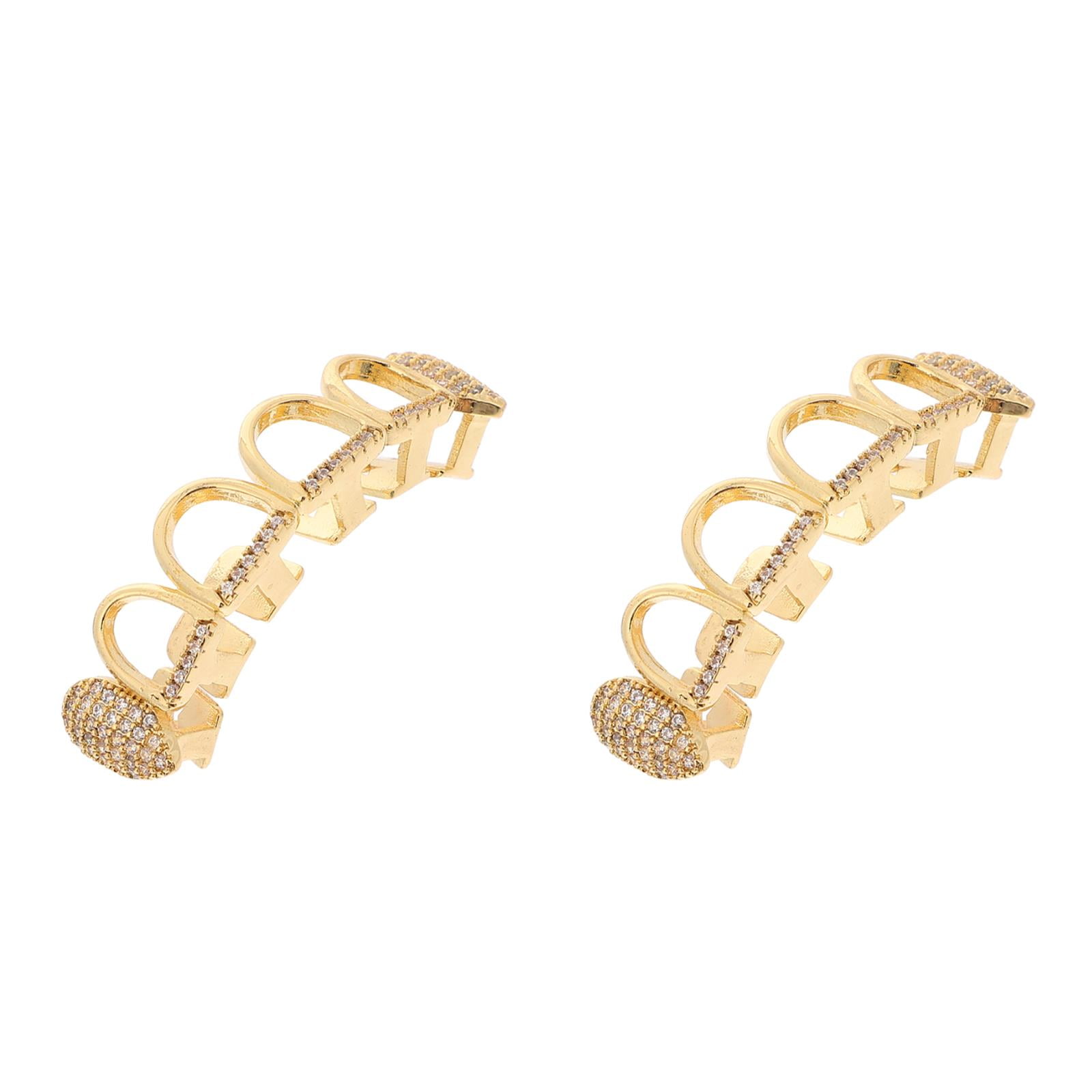 Hemoton 2 Sets Rapper Teeth Grill Hip Hop Grill Bling Grill Tooth Grill ...