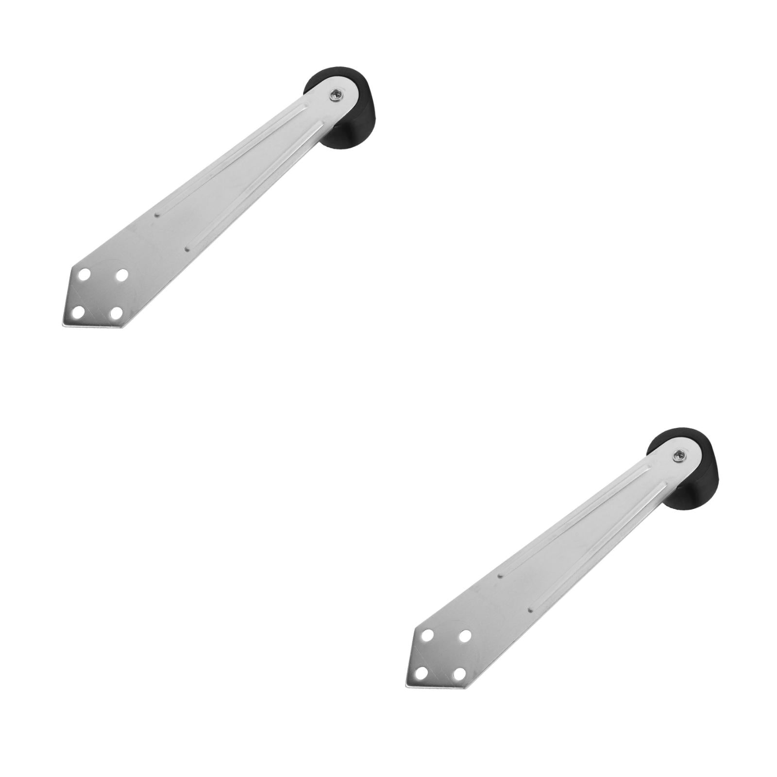 Hemoton 2 Sets Stainless Steel Silents Doors Stop Rubber Door Top ...