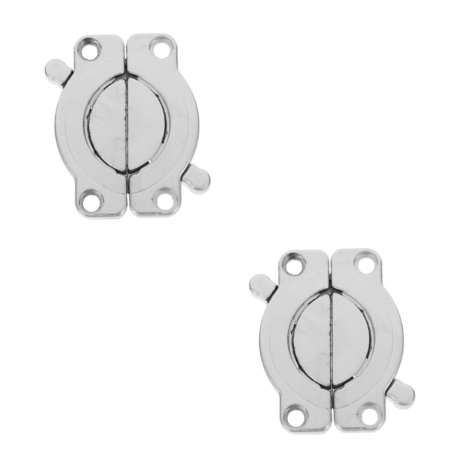 Hemoton 2 Sets Tabletop Accessories Heavy Stainless Steel Table Locks ...