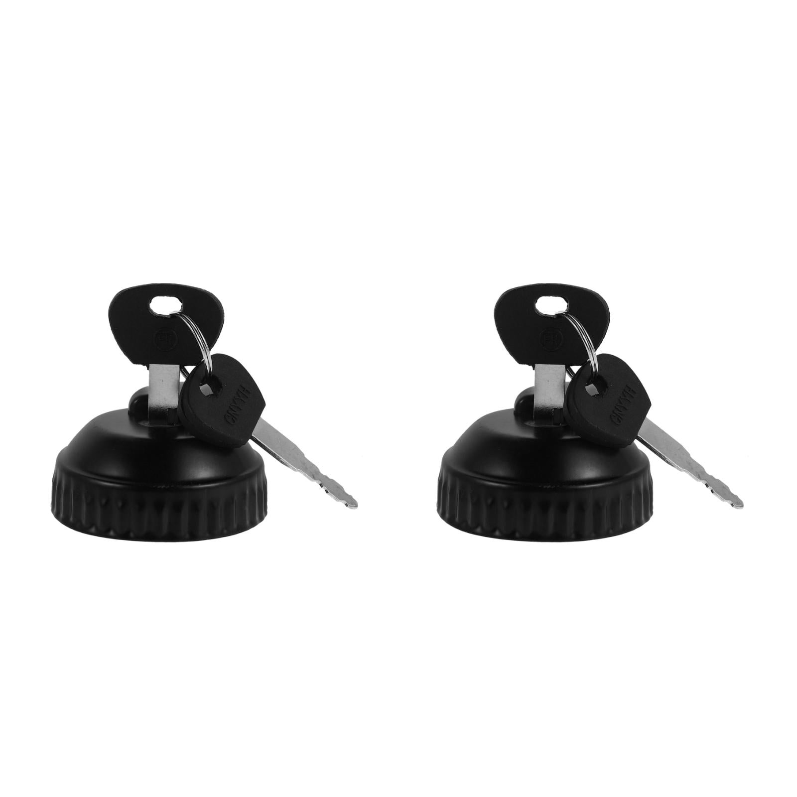 Hemoton 2 Sets Universal Gas Tank Cap For Cars Secure Locking Mechanism ...