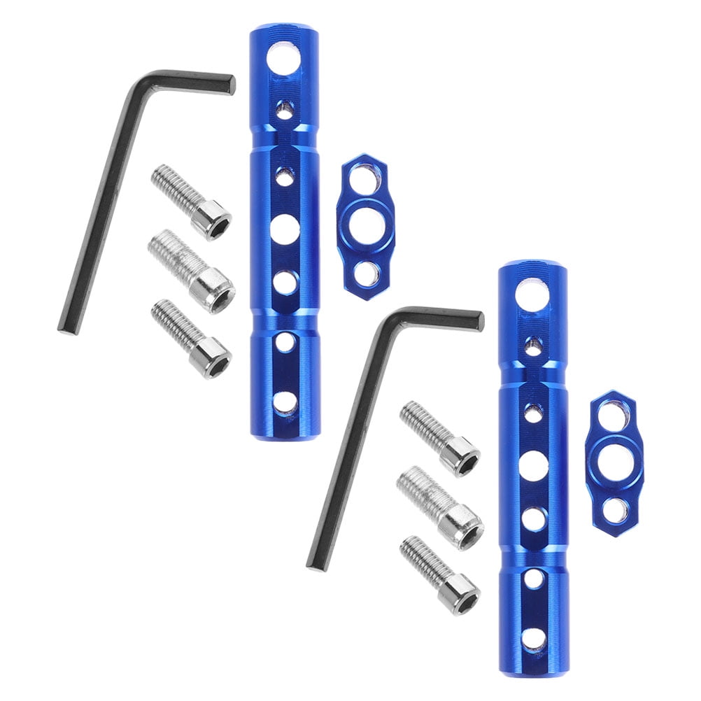 Hemoton 2 Sets Universal Motorcycle Light Bar Mount Handlebar Crossbar ...