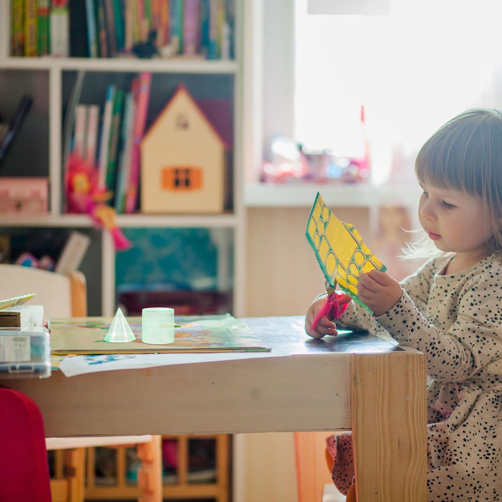 Hemoton 2 Sets Volume Ratio Demonstrator For Learning Cylinder And Cone ...