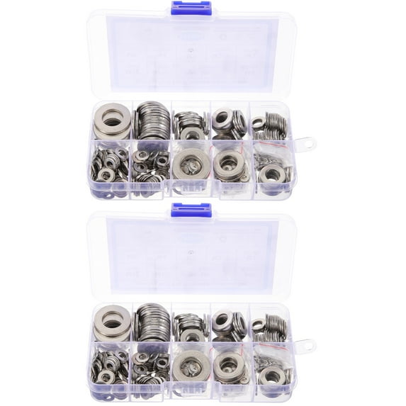 Hemoton 2 Sets Washer For Screw Assortment Fastener Washer Machine ...