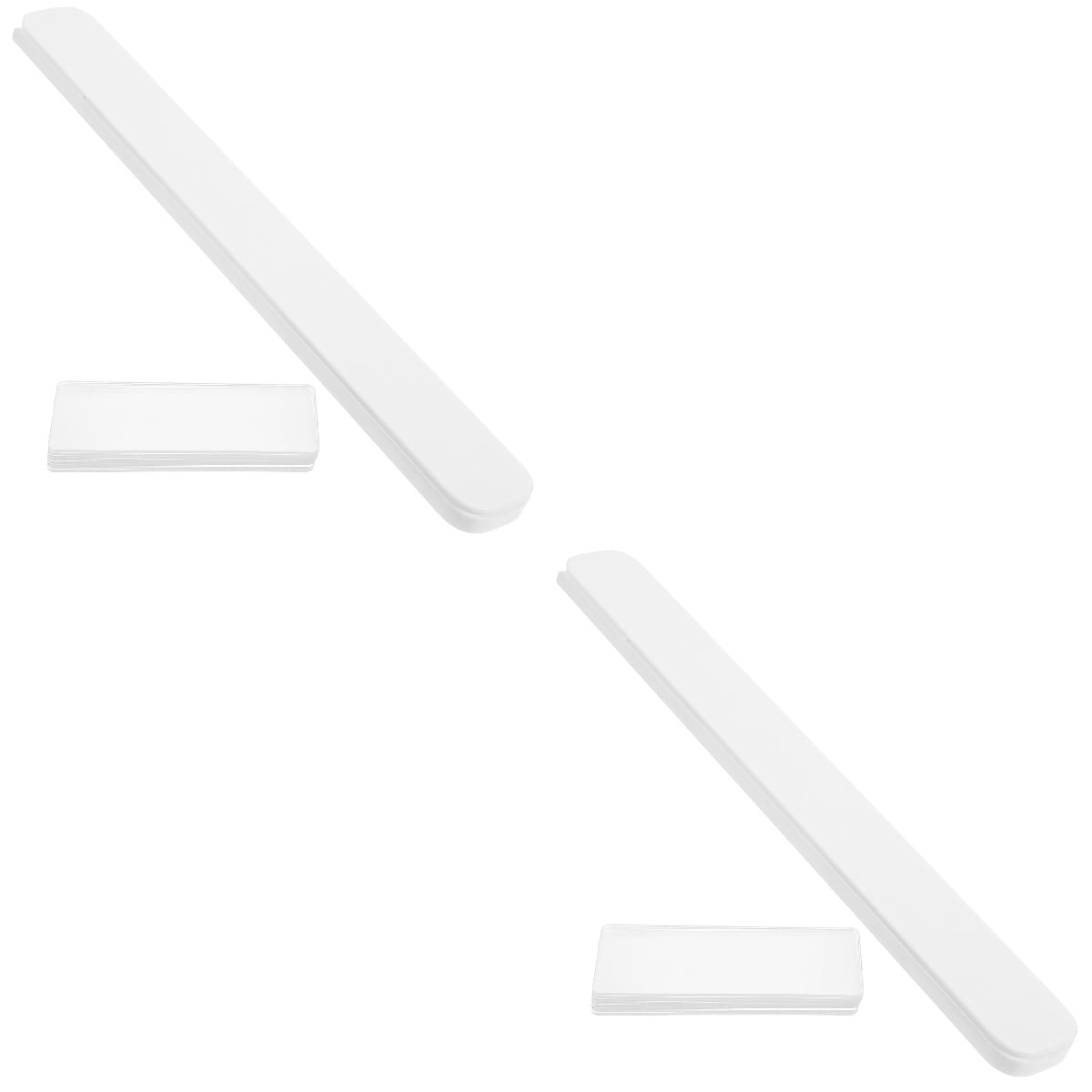 Hemoton 2 Sets of Drawer Slides Furniture Guide Slides Plastic Drawer ...