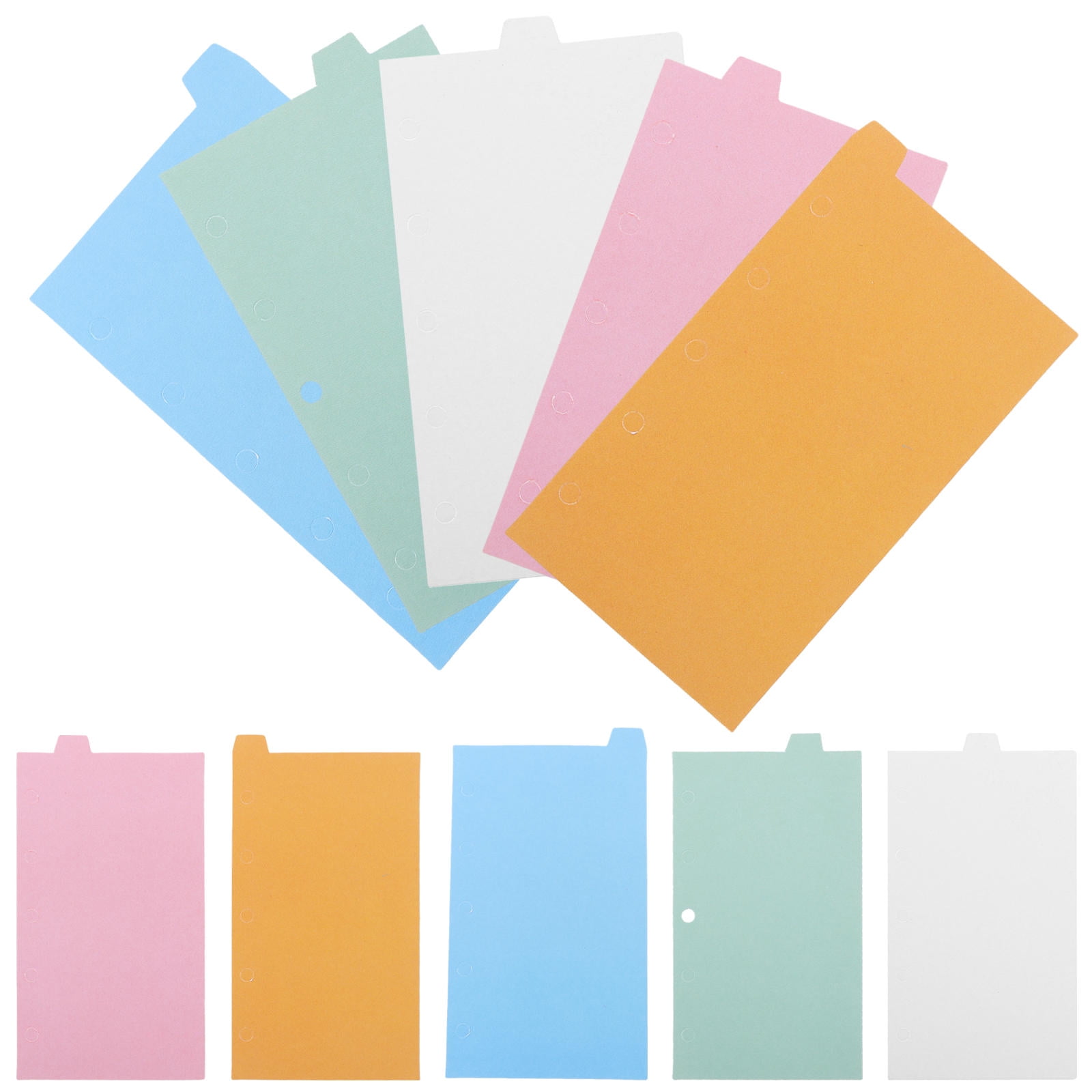 Hemoton 2 Sets of Office Binder Book Dividers Detachable Binder Tabs ...
