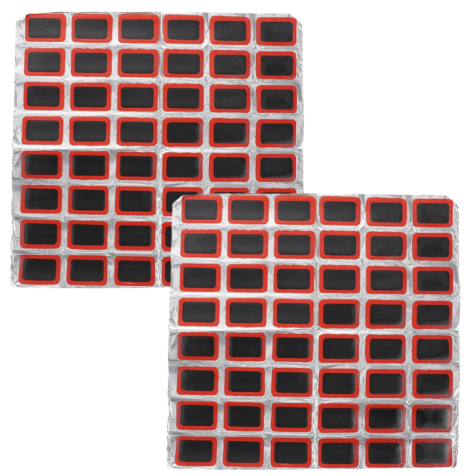 Hemoton 2 Sheet 25mm Square Shaped Bike Tire Patches Self Adhesive Bike ...