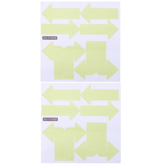 Hemoton 2-Pack Arrow Stickers Directional Arrow Signs Adhesive Floor ...