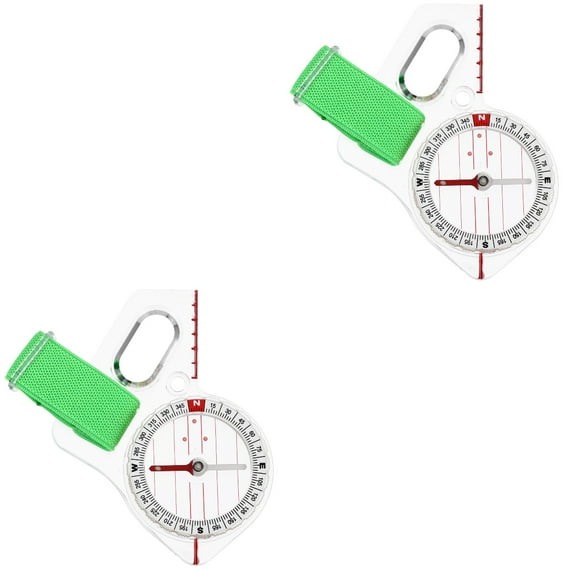 Hemoton 2 pcs Acrylic Compass Tools Kids Compass Outdoor Physics ...