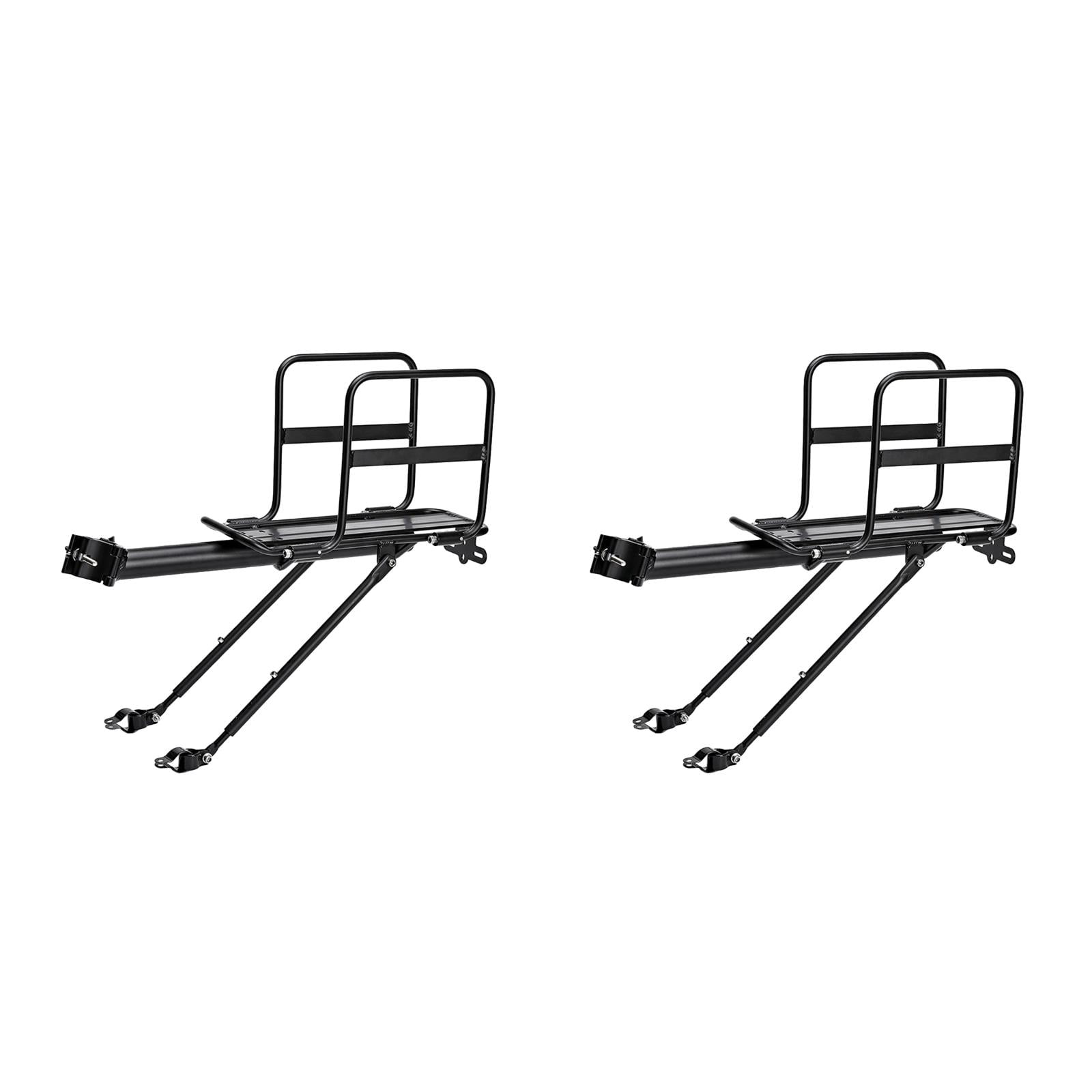 Hemoton 2 pcs Bike Luggage Rack Aluminum Alloy Bike Rear Rack Practical ...