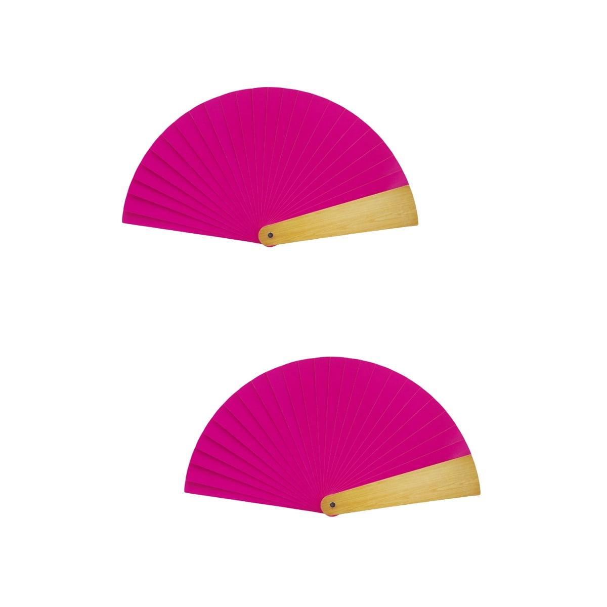 Hemoton 2 pcs Color Changing Fan Handheld Simple Stage Performace Fan ...