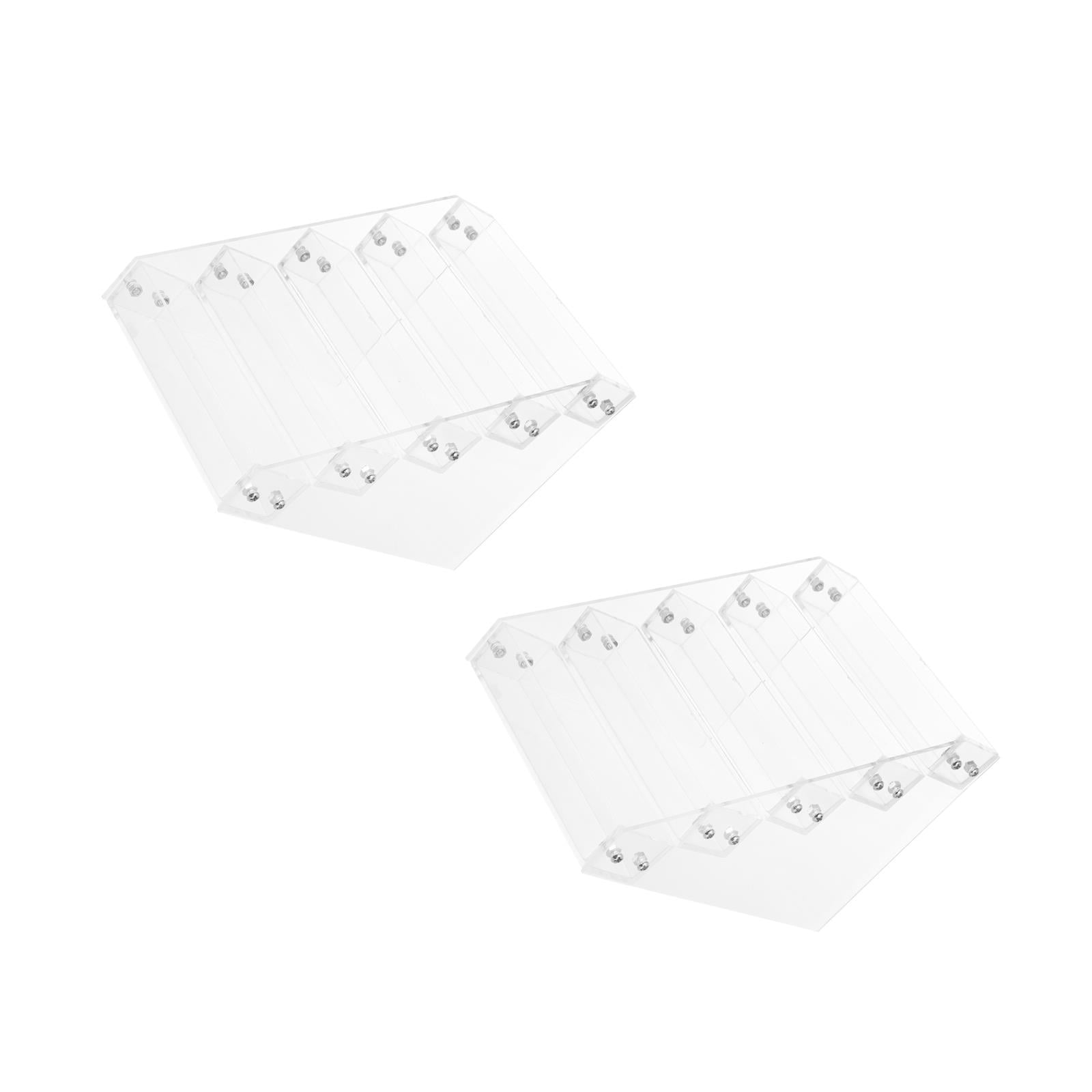 Hemoton 2 pcs Multi-use Lip Gloss Stand Practical Nail Polish Rack ...