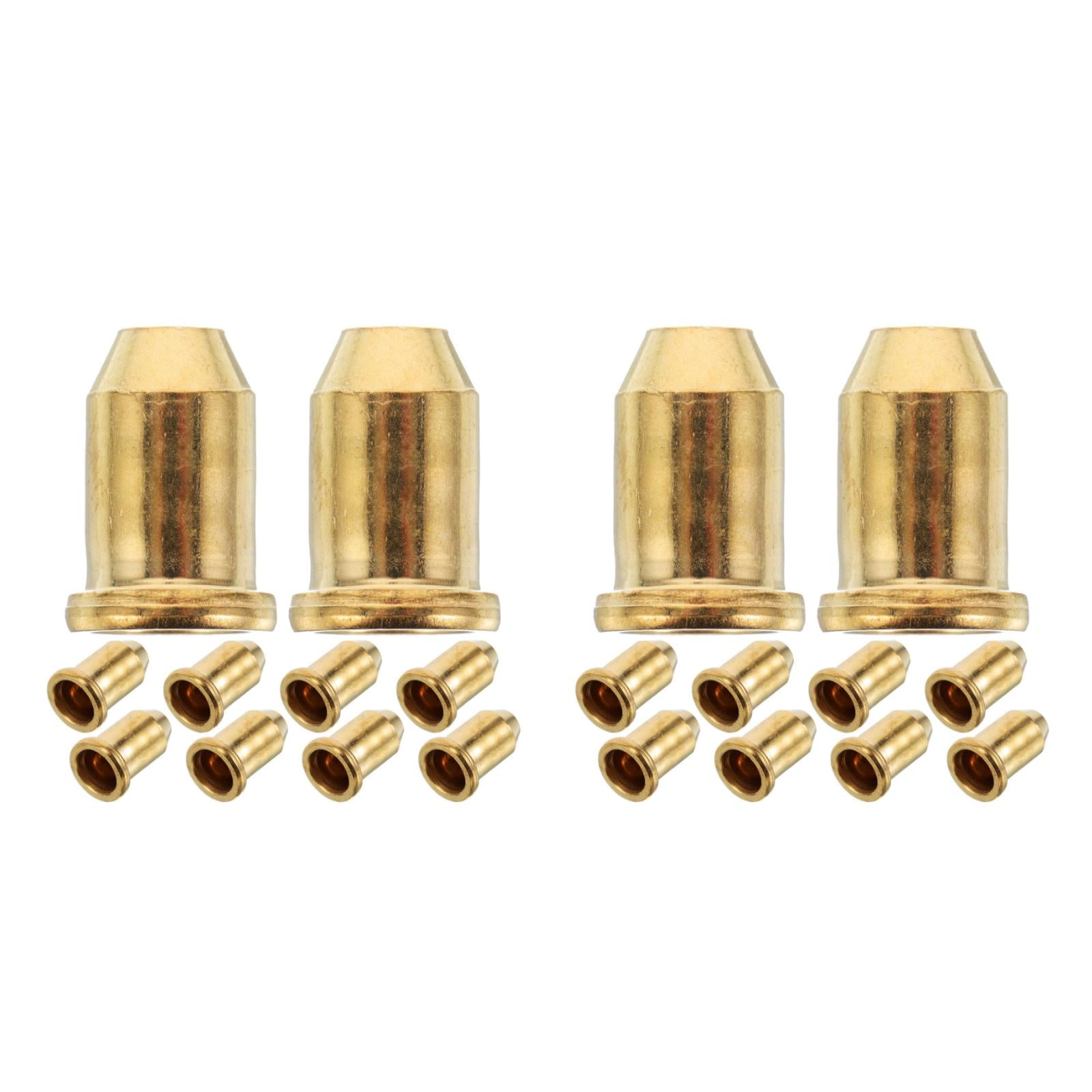 Hemoton 20 PCS Electric Guitar String Ferrules Metal Through Body ...