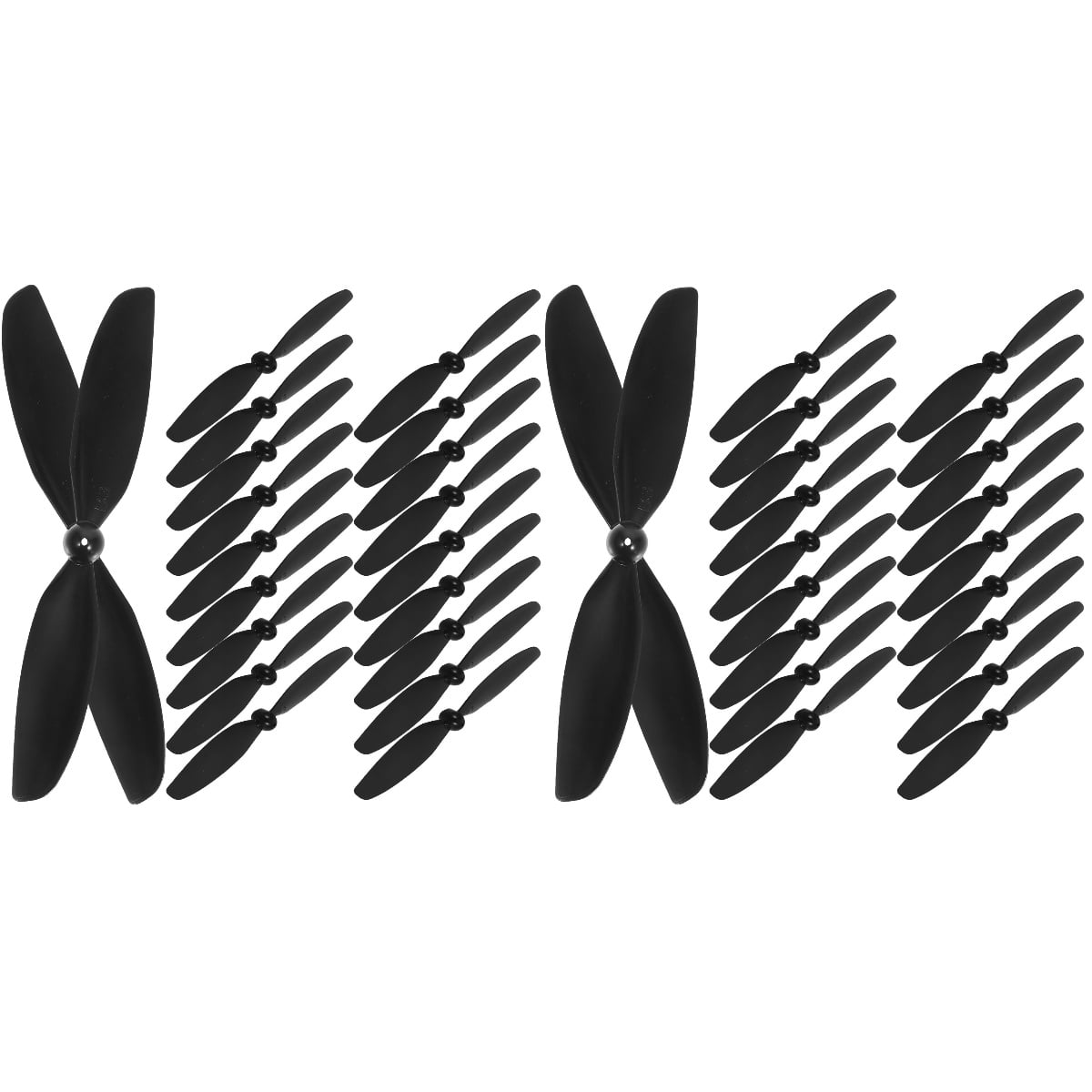 Hemoton 20 Pairs Mini Propeller Parts Flying Toy Propeller 2-vane ...