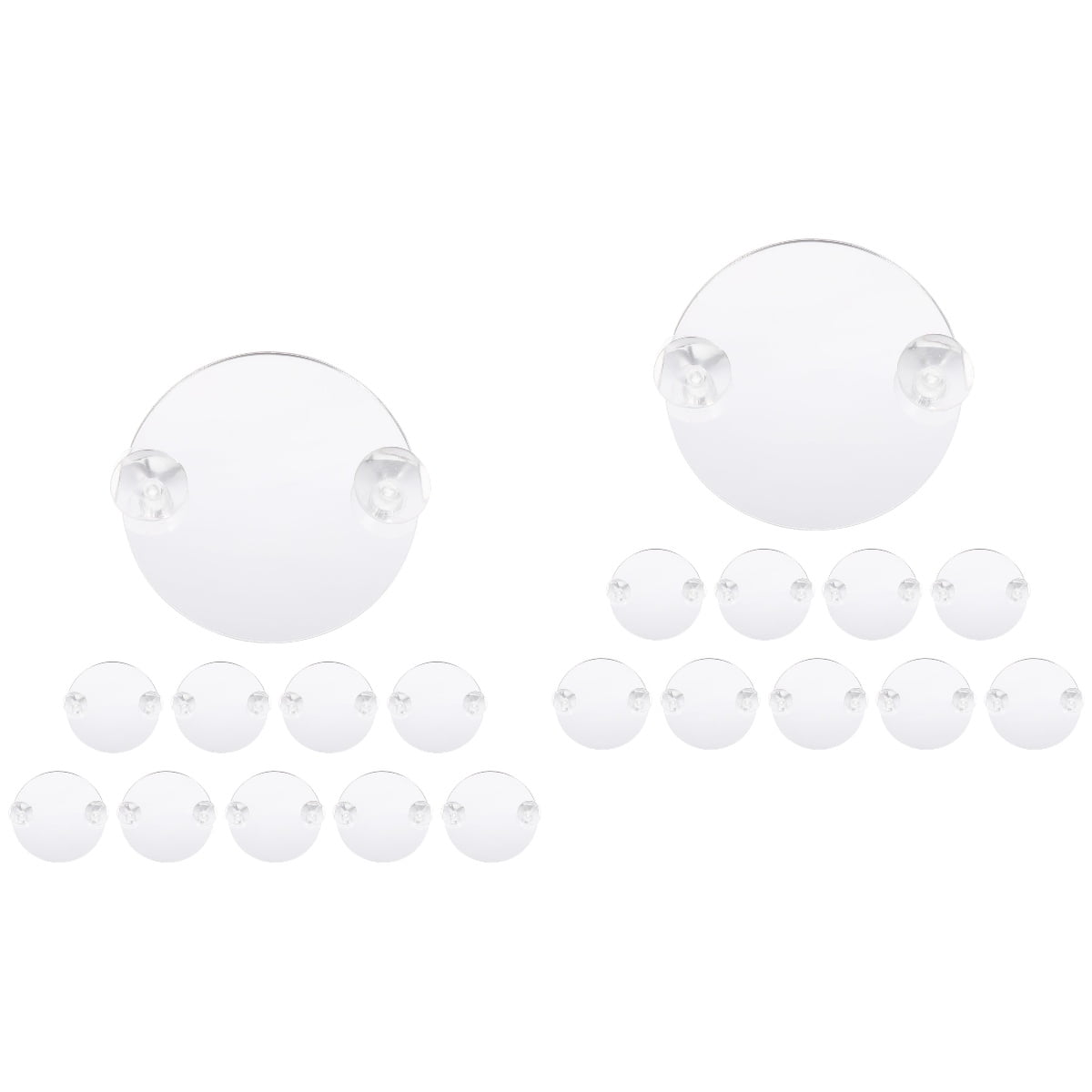 Hemoton 20 Pcs Betta Training Tool Betta Fish Mirror Fish Tank Mirror ...