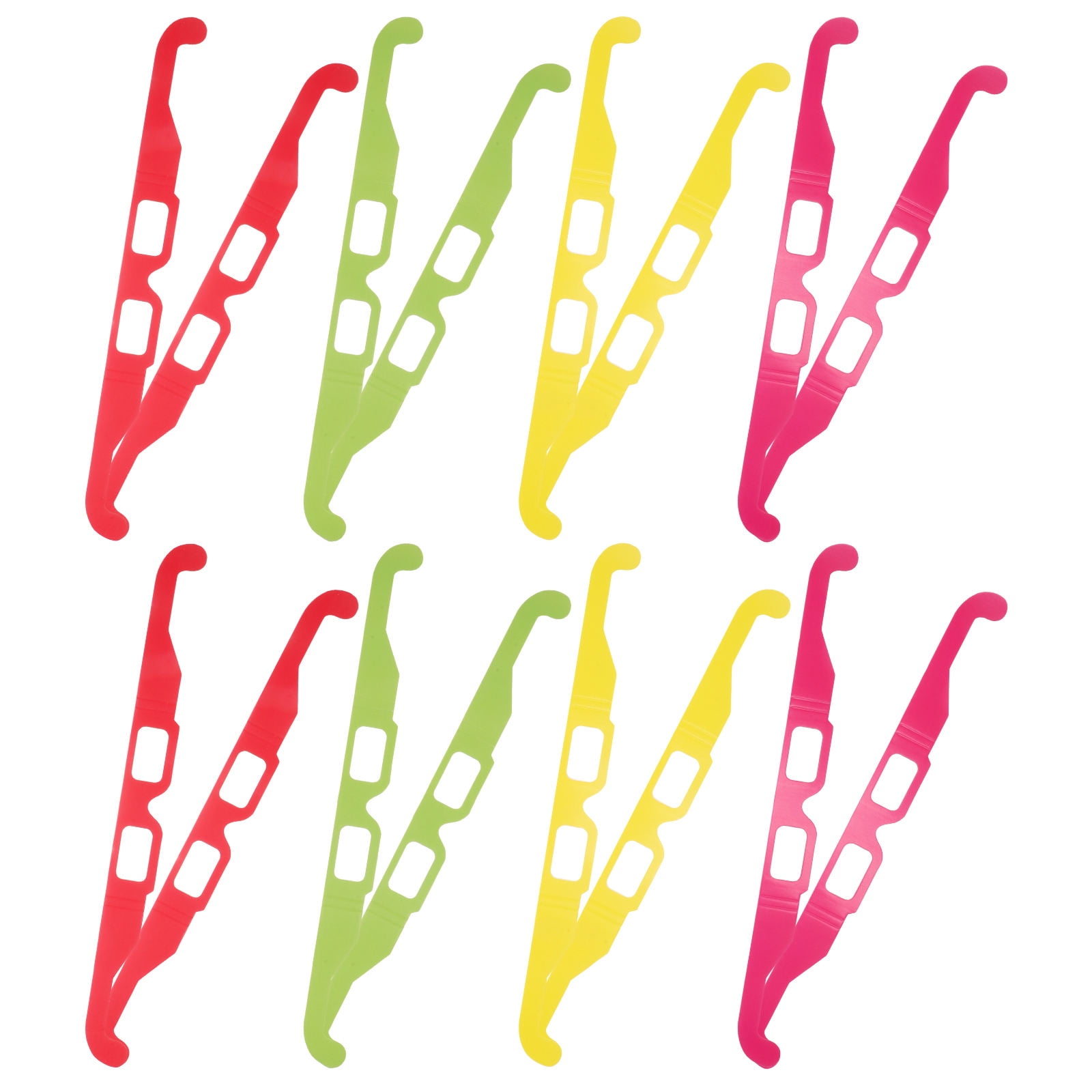 20 Pcs Foldable 3D Paper Cardboard Frames Diffraction Glasses with ...