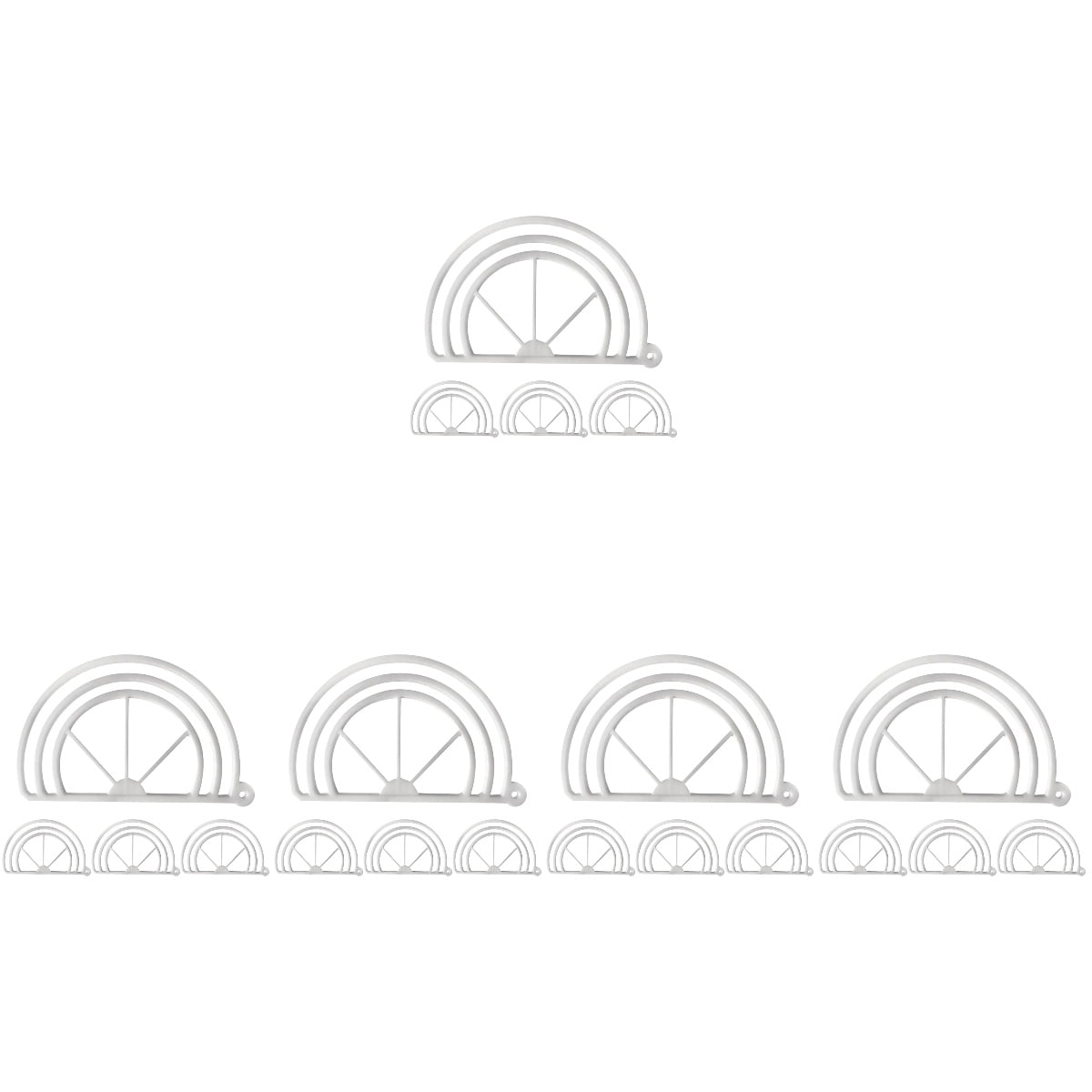 Hemoton 20 Pcs Hat Curving Band Cap Hat Shaper Optional Hat Bending ...