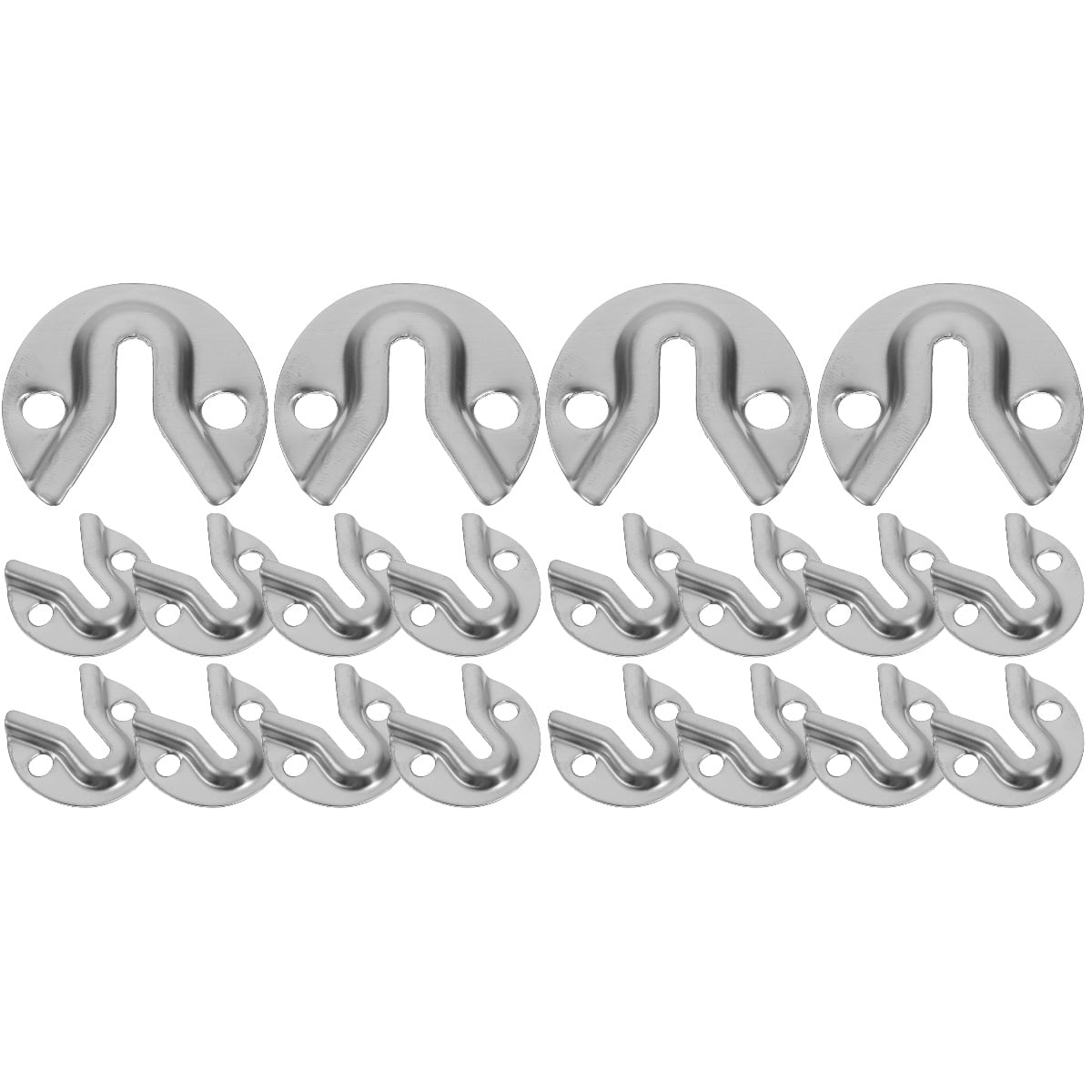 Hemoton 20 Pcs Photo Frame Hanging Brackets Mounting Brackets Flush ...