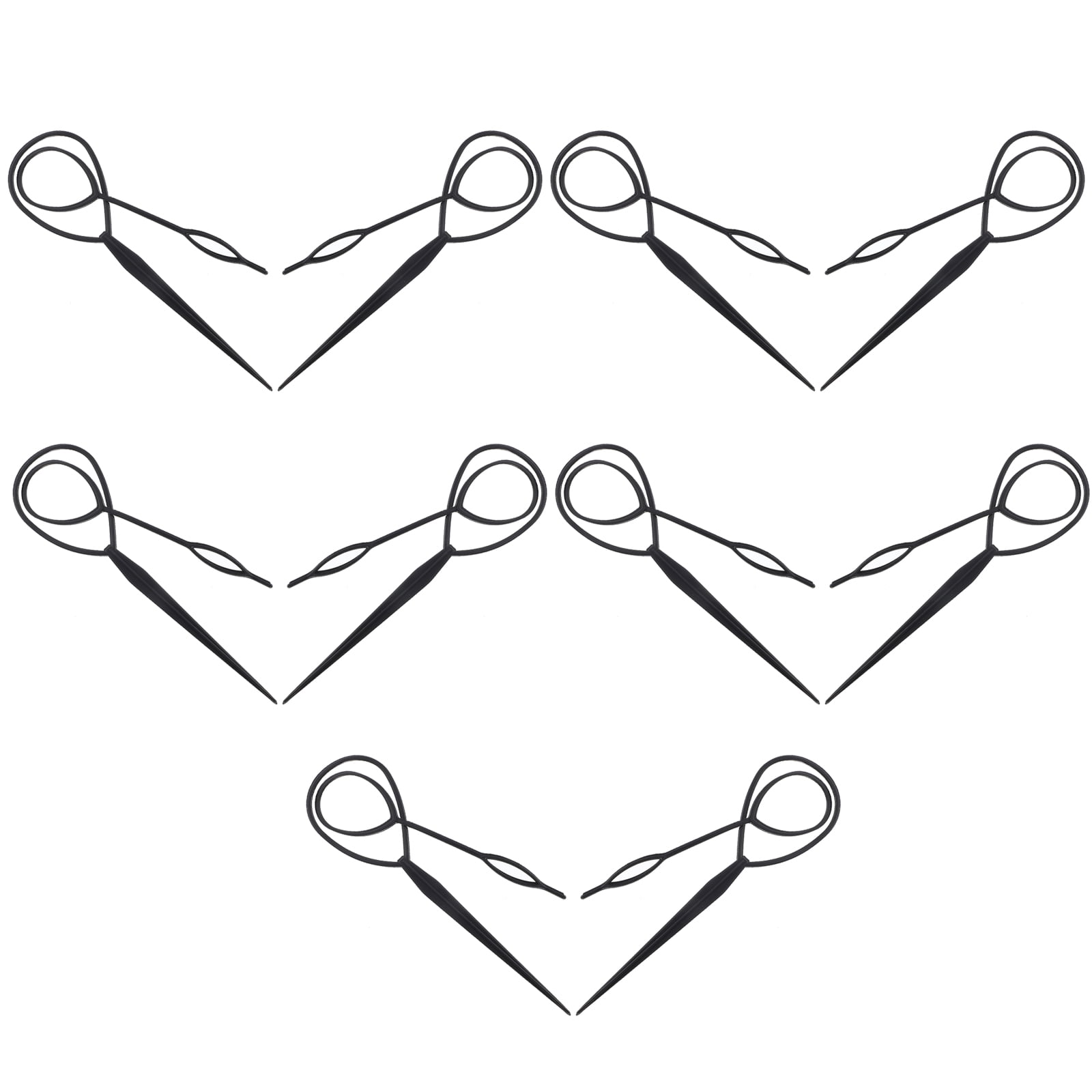 HEMOTON Hair Braiding Tool for Kids and Adults Black Plastic Resin ...