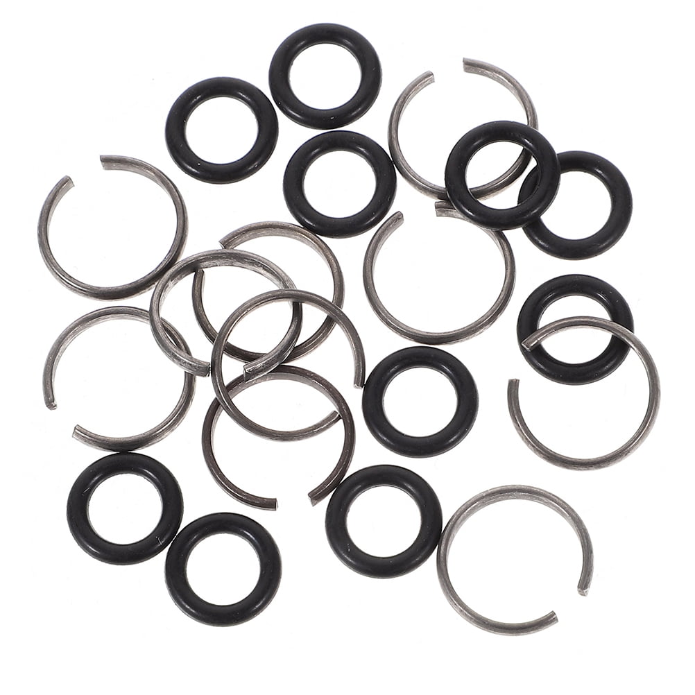 Hemoton 20 Sets Impact Wrench Retaining Ring Set With Rubber Rings For ...
