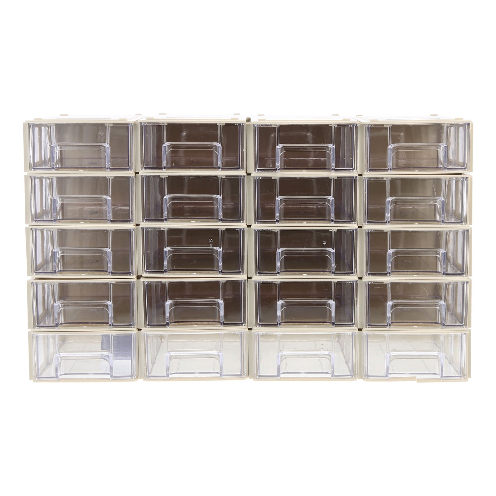 Hemoton 20 Sets Tool Gadget Storage Boxes Plastic Drawer Type Stacking ...