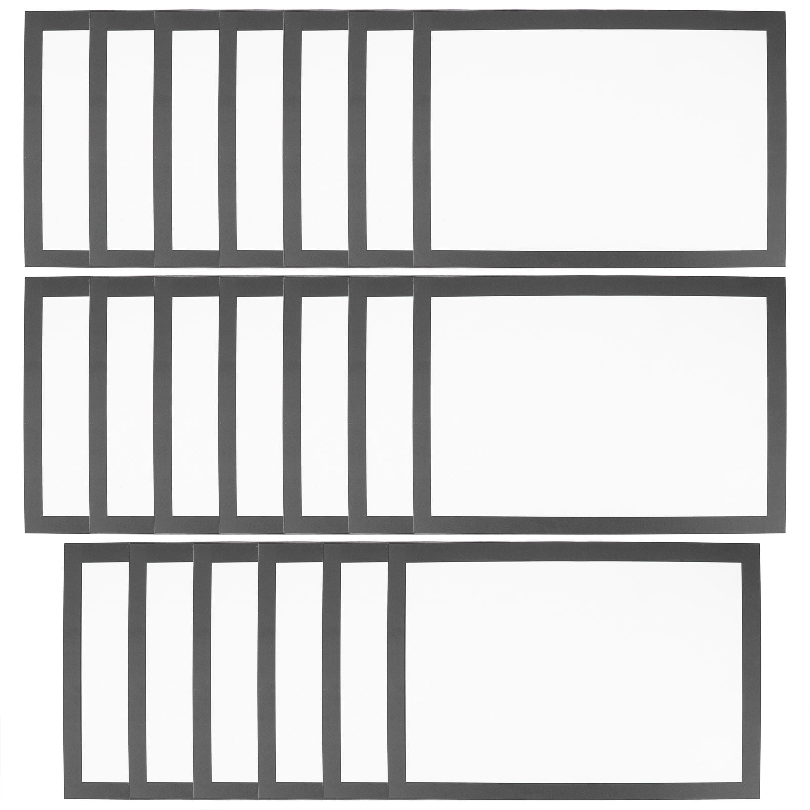 Hemoton 20 Sheets Frame Chart Paper Drawing Easel for Kids Painting ...