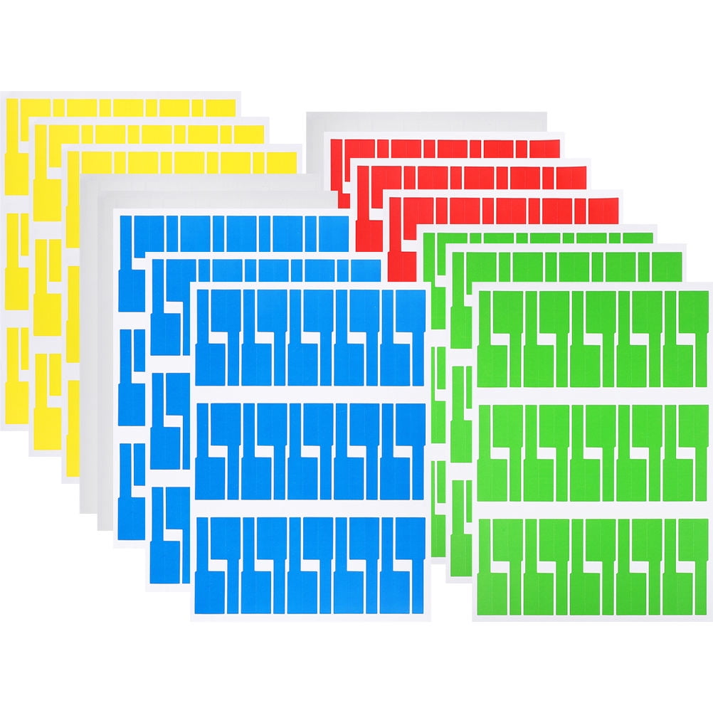 Hemoton 20 Sheets Wire Label Stickers Cable Labels Organizers for Cords ...