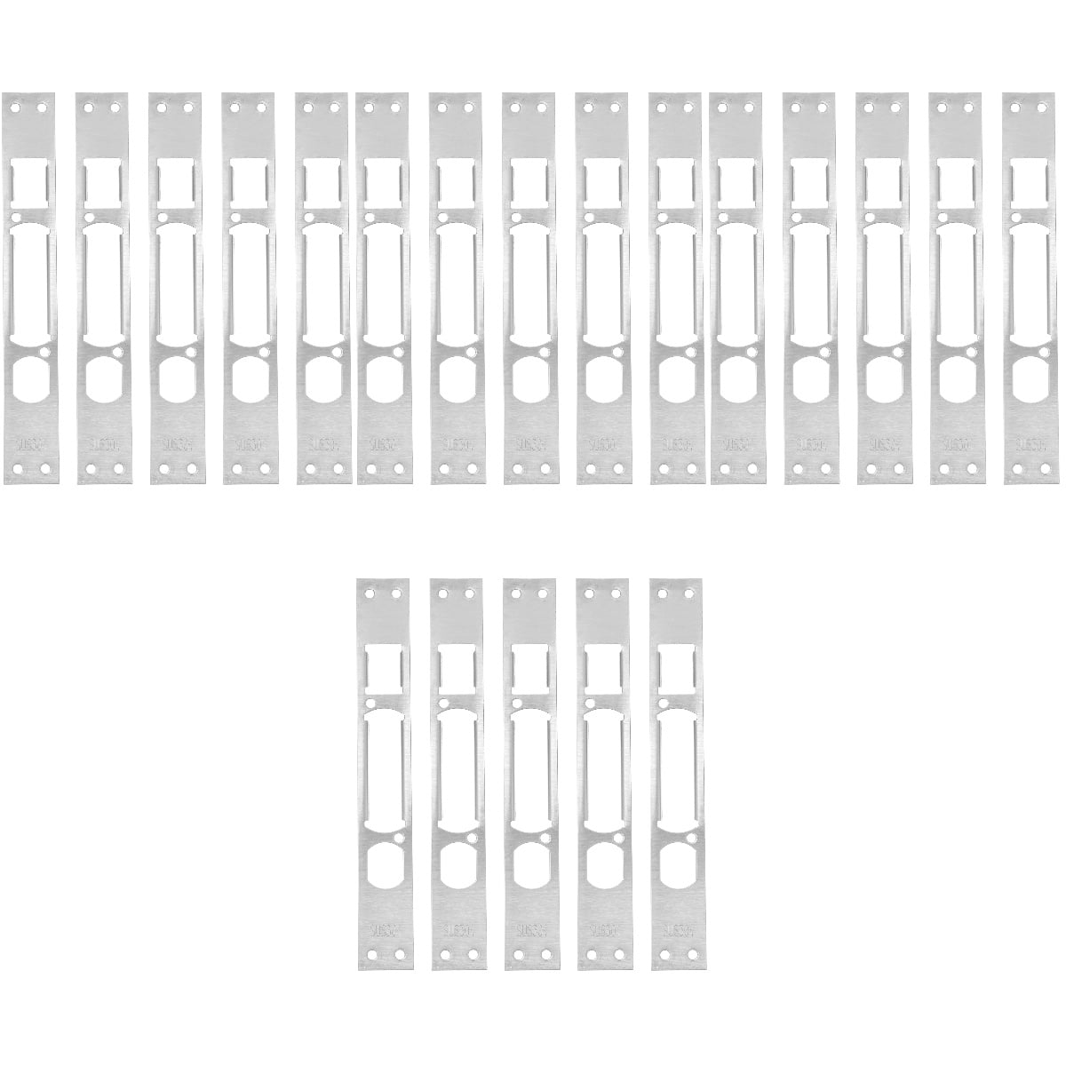 Hemoton 20 pcs Door Reinforcement Plate Practical Door Strike Plate ...