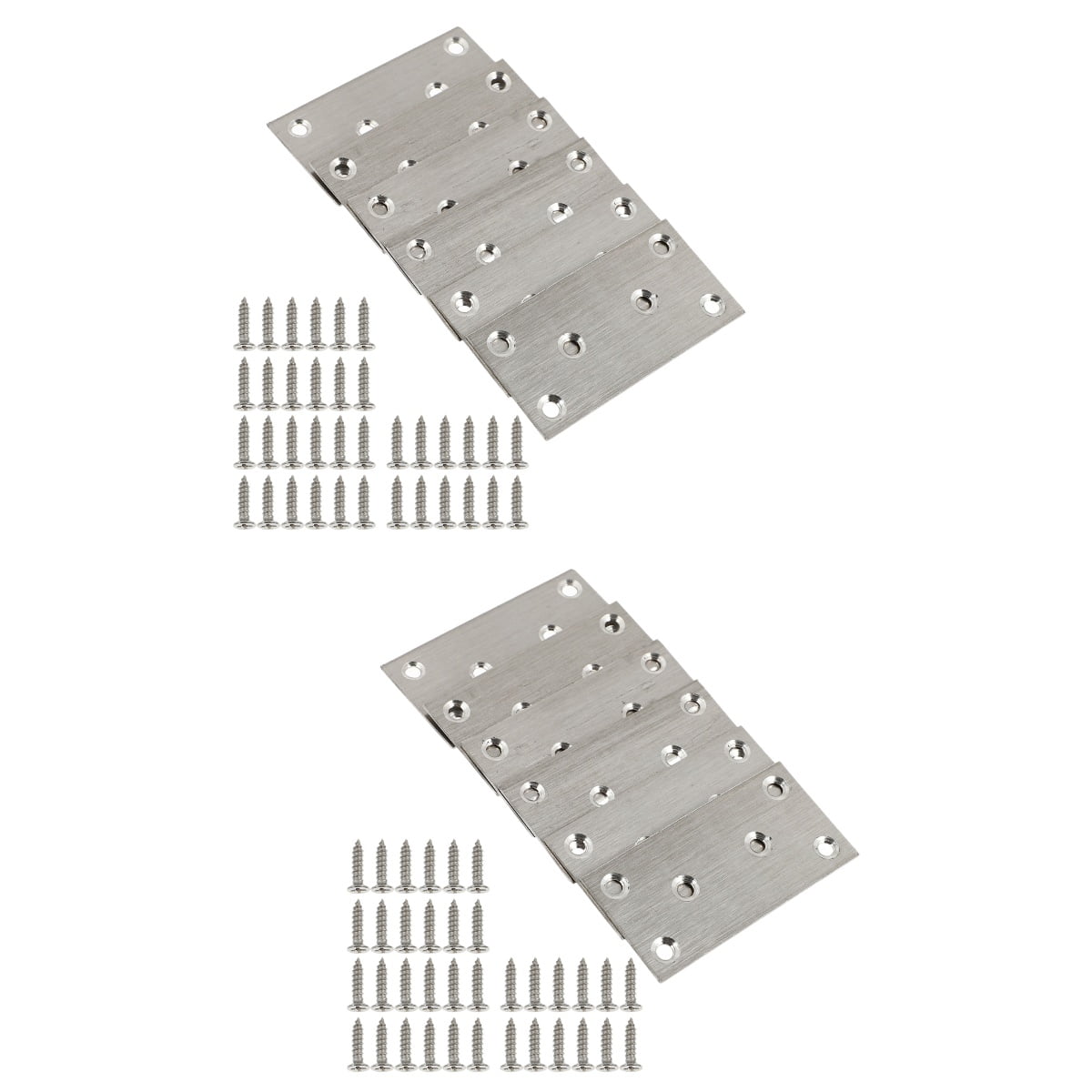 Hemoton 20 pcs Flat Corner Brace Plates Stainless Steel Joining Plates ...