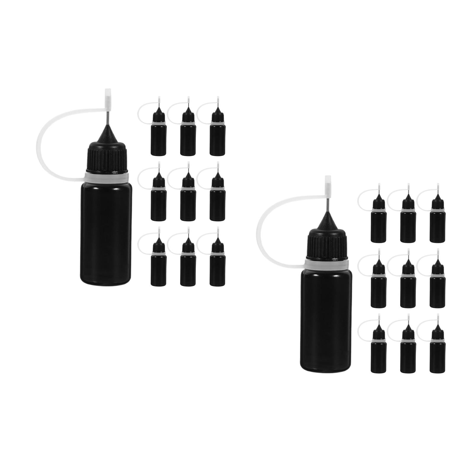 Hemoton 20 pcs Plastic Applicator Bottles With Precision Tip Plastic ...