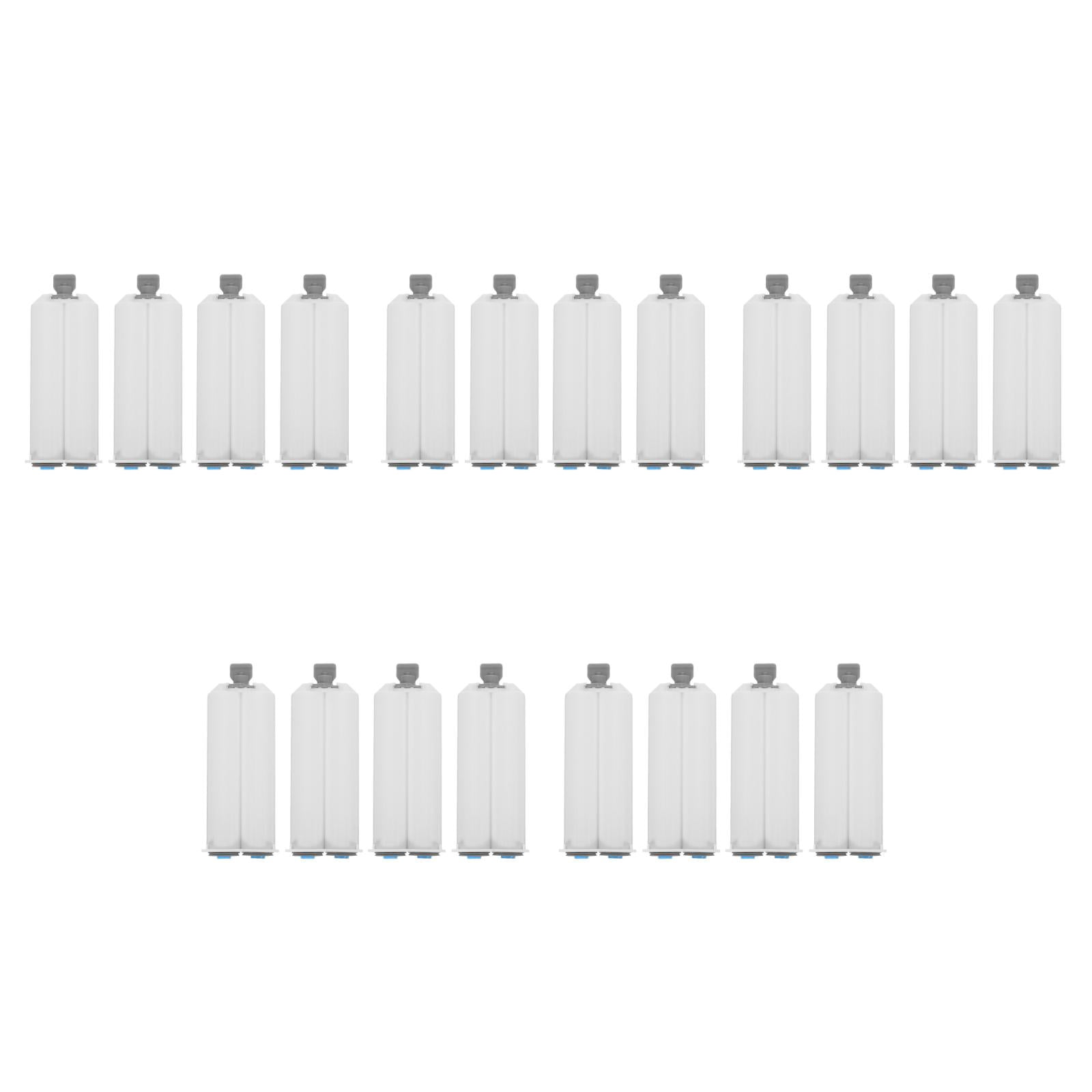 Hemoton 20 pcs Plastic Epoxy Tubes For Ab Glue Mixing Empty Epoxy Tubes ...