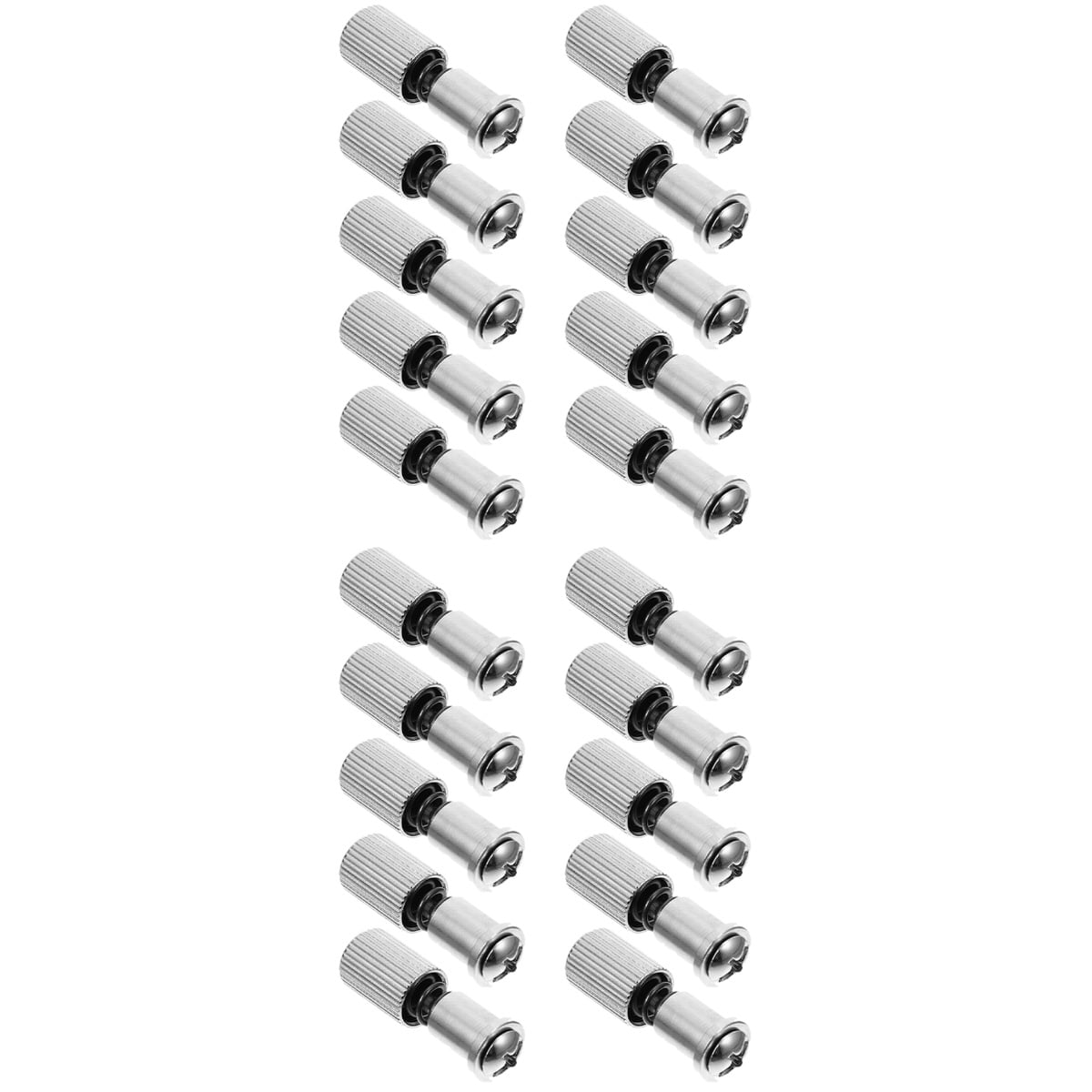 EXHUMKY Sewing Machine Presser Foot Clamps Silver Metal Screws Clips ...